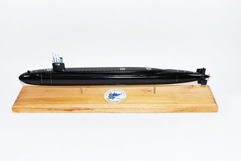 USS West Virginia SSBN-736 Submarine Model (Black Hull),Navy,Scale ...
