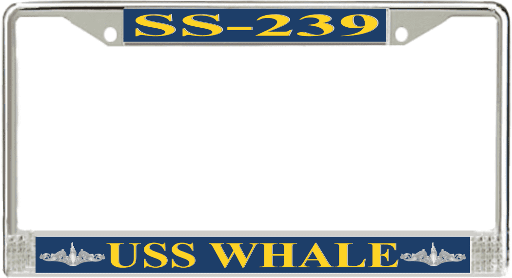 USS Whale SS-239 License Plate Frame - Walmart Business Supplies
