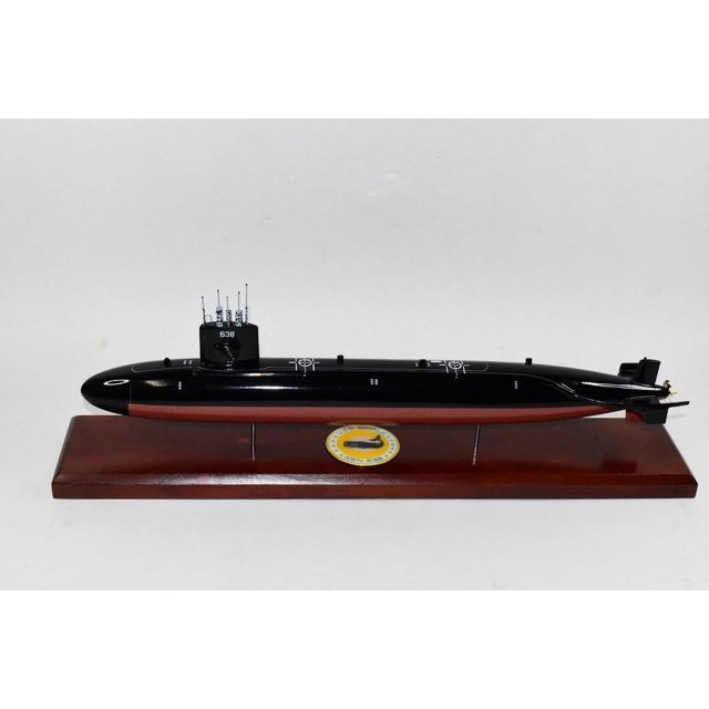 USS Whale SSN-638 Submarine Model, US Navy, Scale Model, Mahogany ...