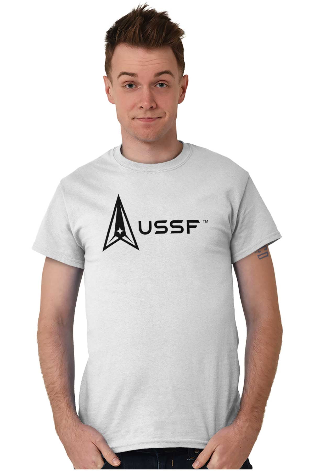 USSF Classic US Space Force Logo Men's Graphic T Shirt Tees Brisco Brands 5X - Walmart.com