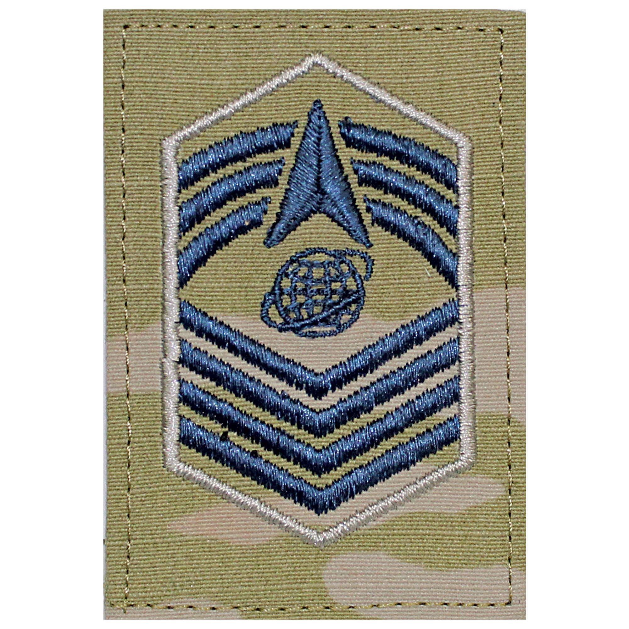 USSF Embroidered OCP With Hook Rank Insignia - Chief Master Sergeant ...
