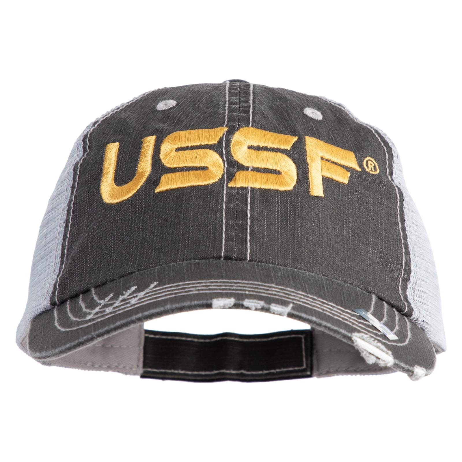 USSF Gold Letter Embroidered Low Profile Special Cotton Mesh Cap ...
