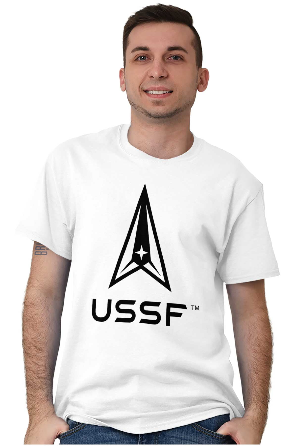 USSF Logo United States Space Force Men's Graphic T Shirt Tees Brisco ...