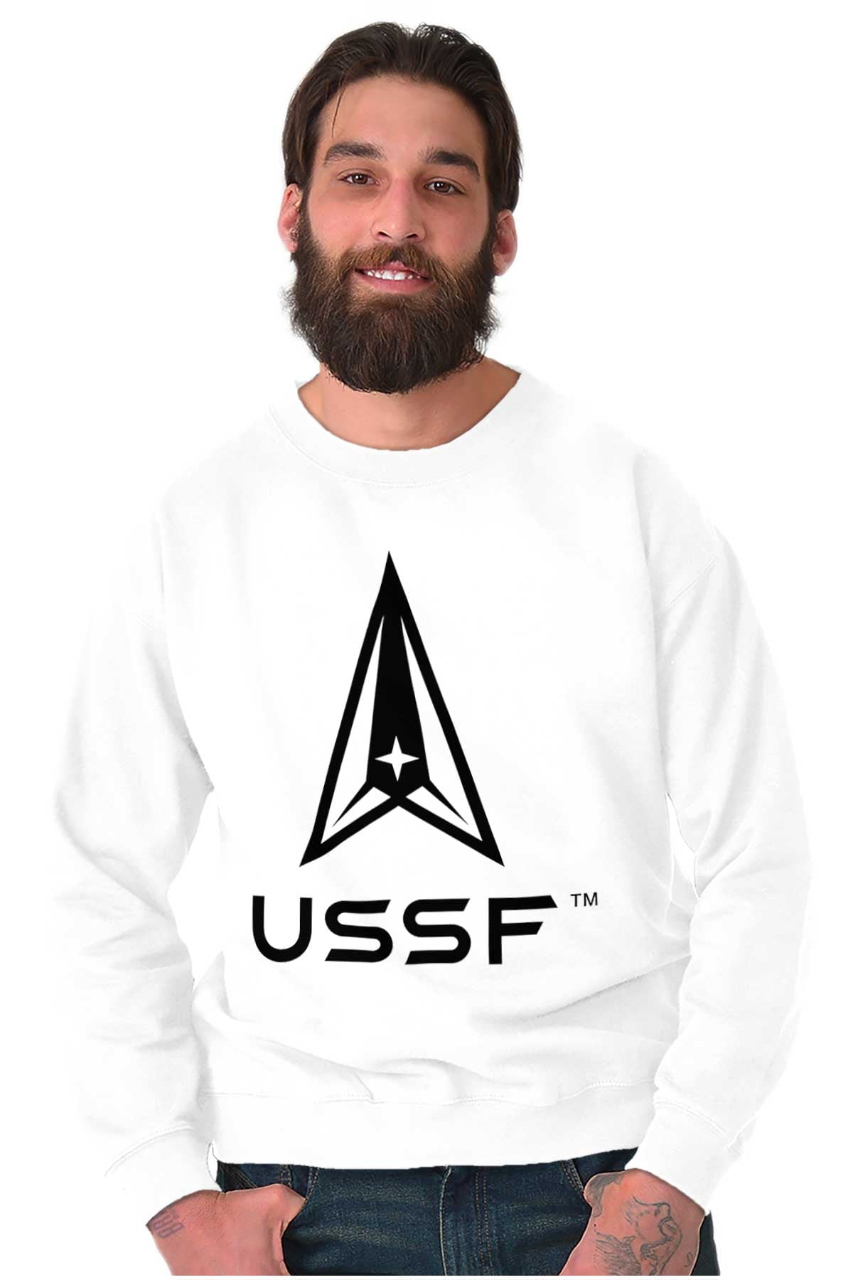 USSF Logo United States Space Force Sweatshirt for Men or Women Brisco ...