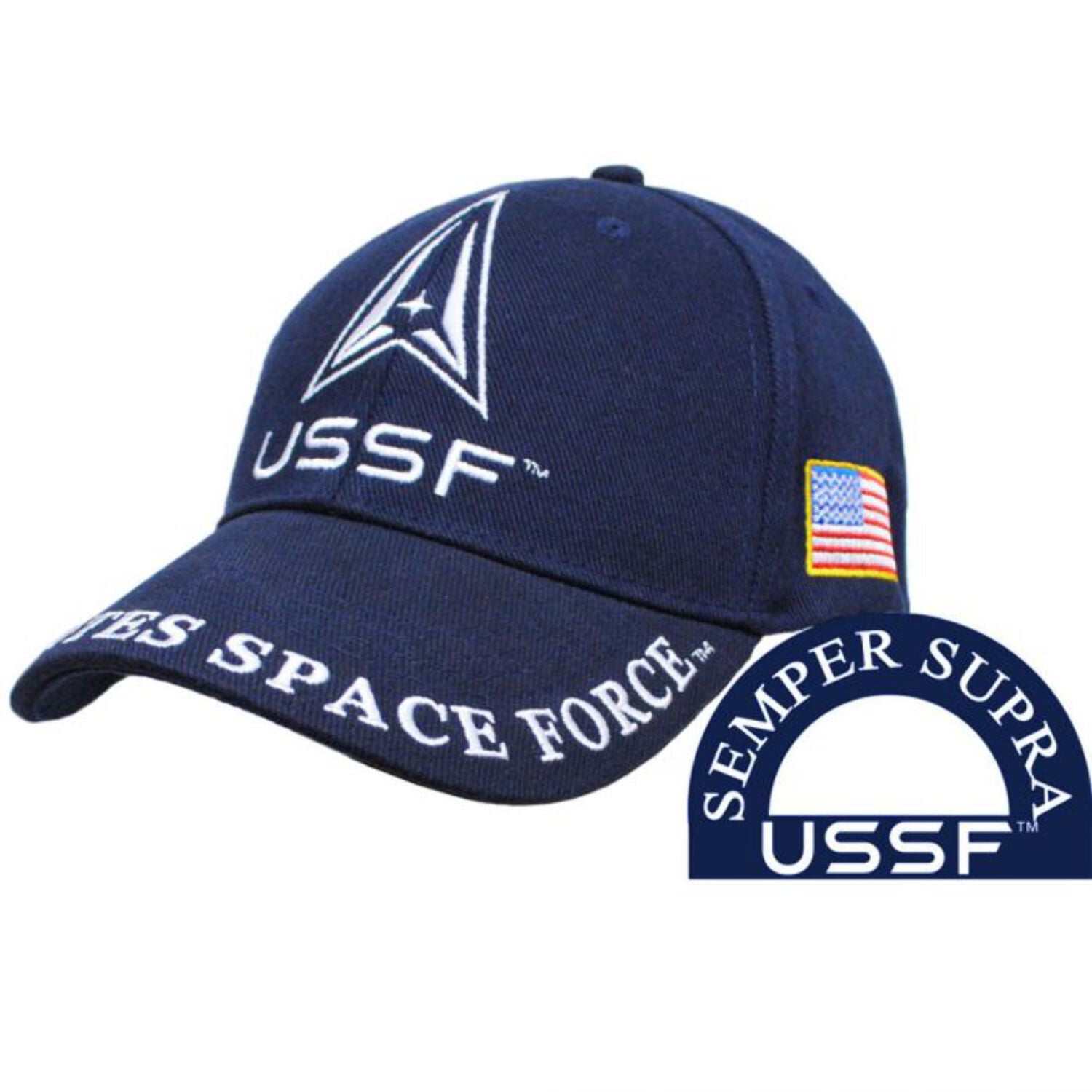 Eagle Emblems CP00484 Cap - USSF Space Force - Dark-Blue - Walmart.com