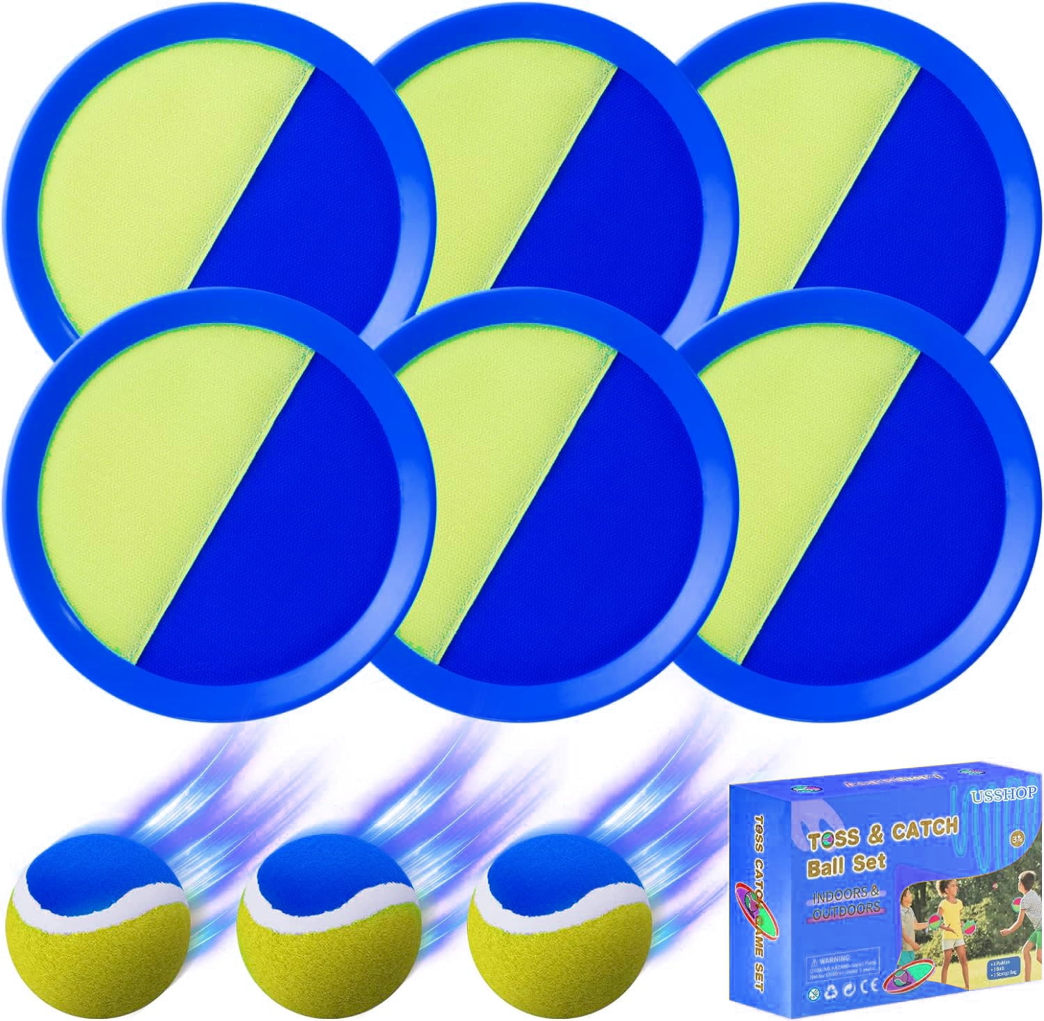 USSHOP Outdoor Ball Catch Games for Kids, Balls for Games Beach Toys ...