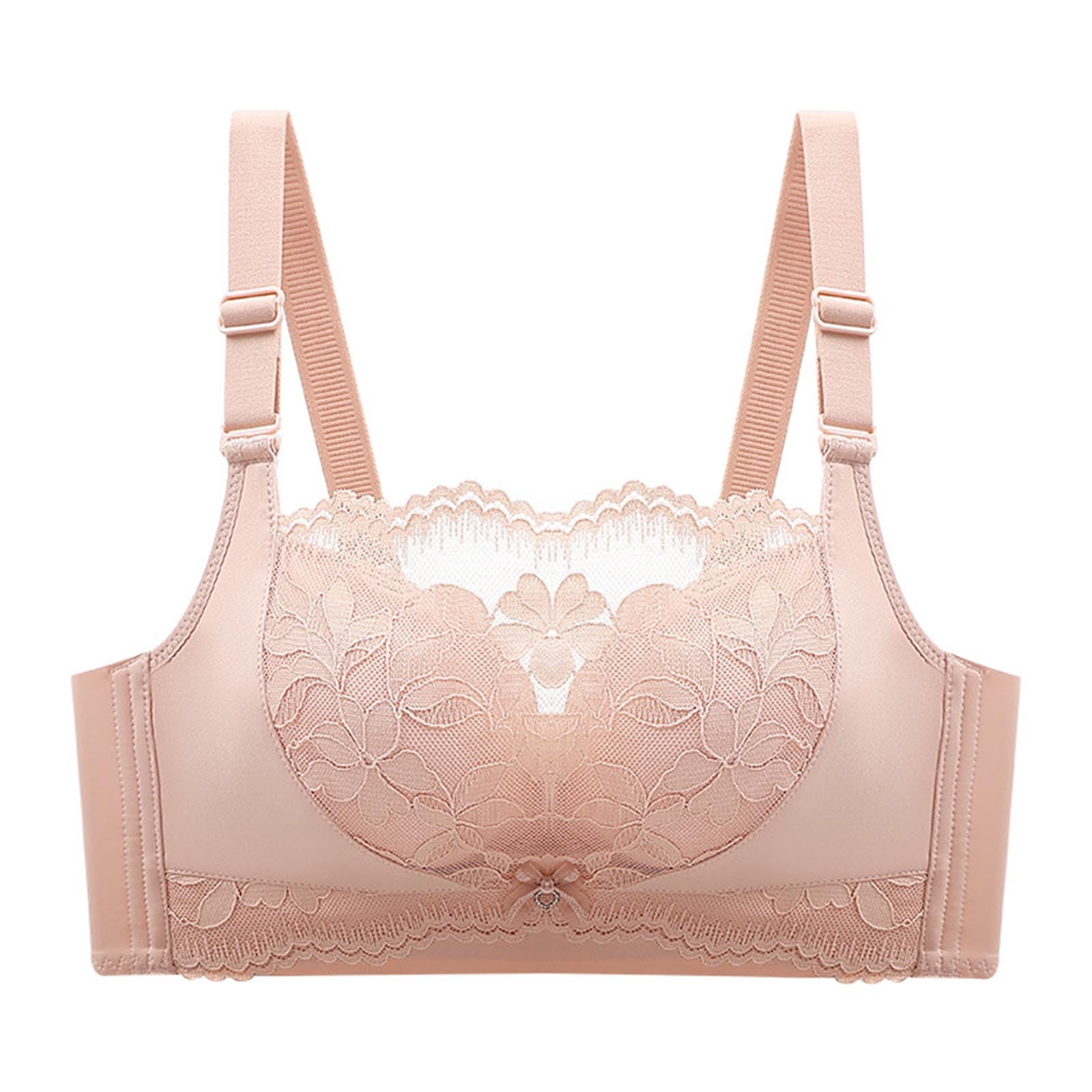 USSUMA 1pc Women's Comfort Breathable Lace Thickening Bras Bras for ...