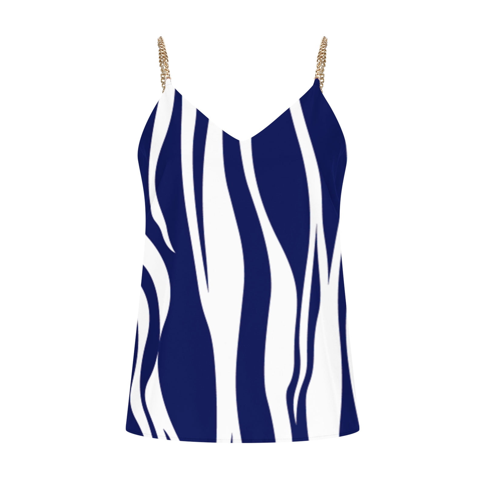USSUMA Summer Tops for Women Trendy Spaghetti Chain Strap Tank Top ...