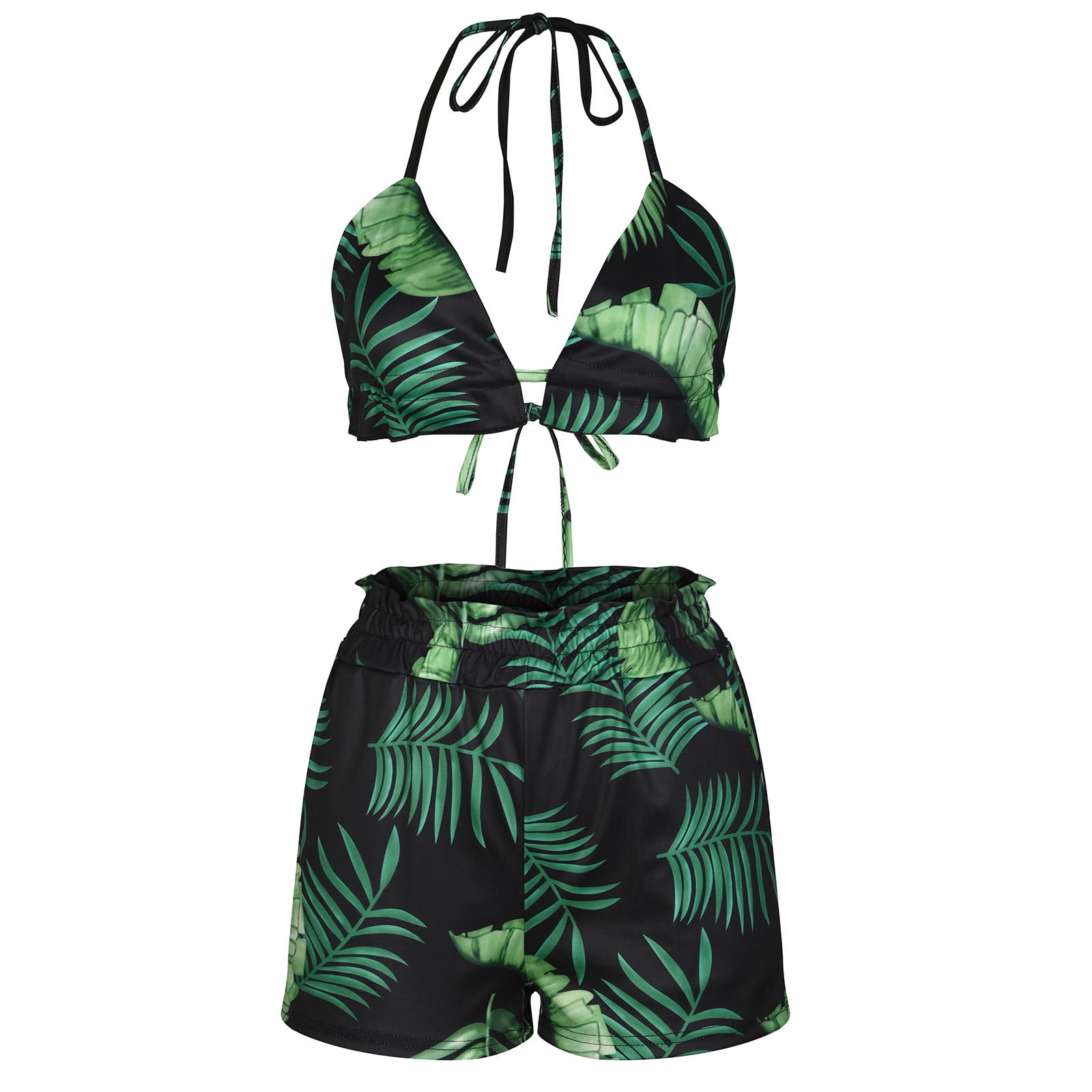 USSUMA Sundresses for Women Casual Summer Women Summer Boho Tropical 3 ...