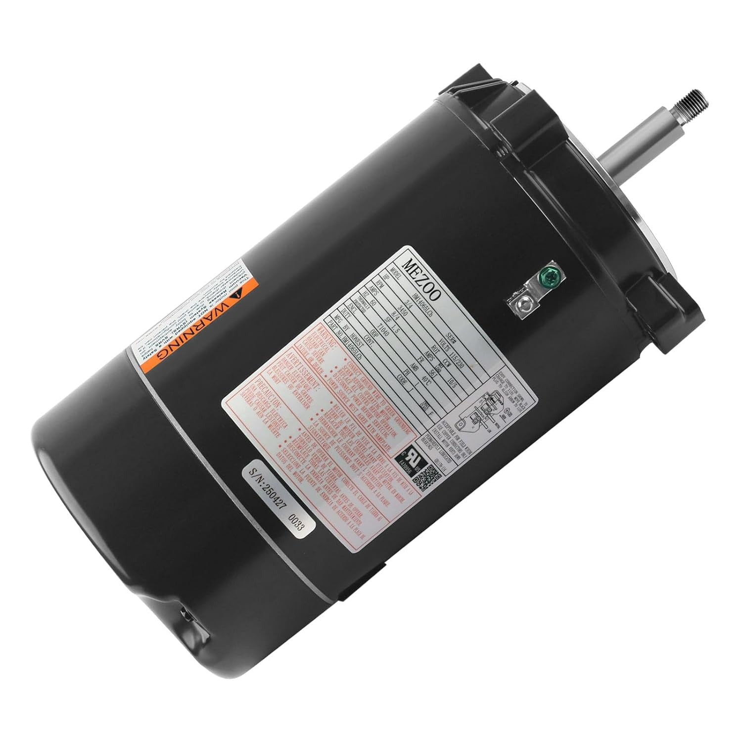 UST1072 3/4 Horsepower Swimming Pool Pump Motor Replacement for Hayward ...