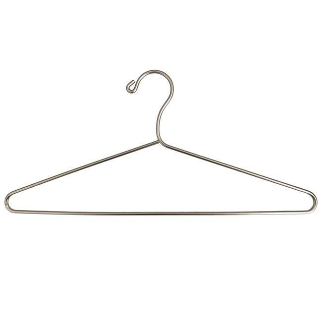 USTECH Deluxe Standard Shaped Metal Heavy Duty Coat Hangers, Closet ...