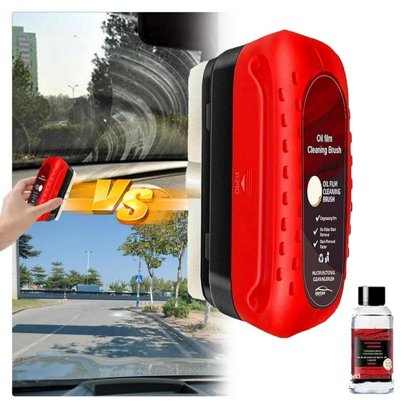 USTOP Automotive Oil Film Cleaning Brush,Long-Lasting Silicone Blade ...