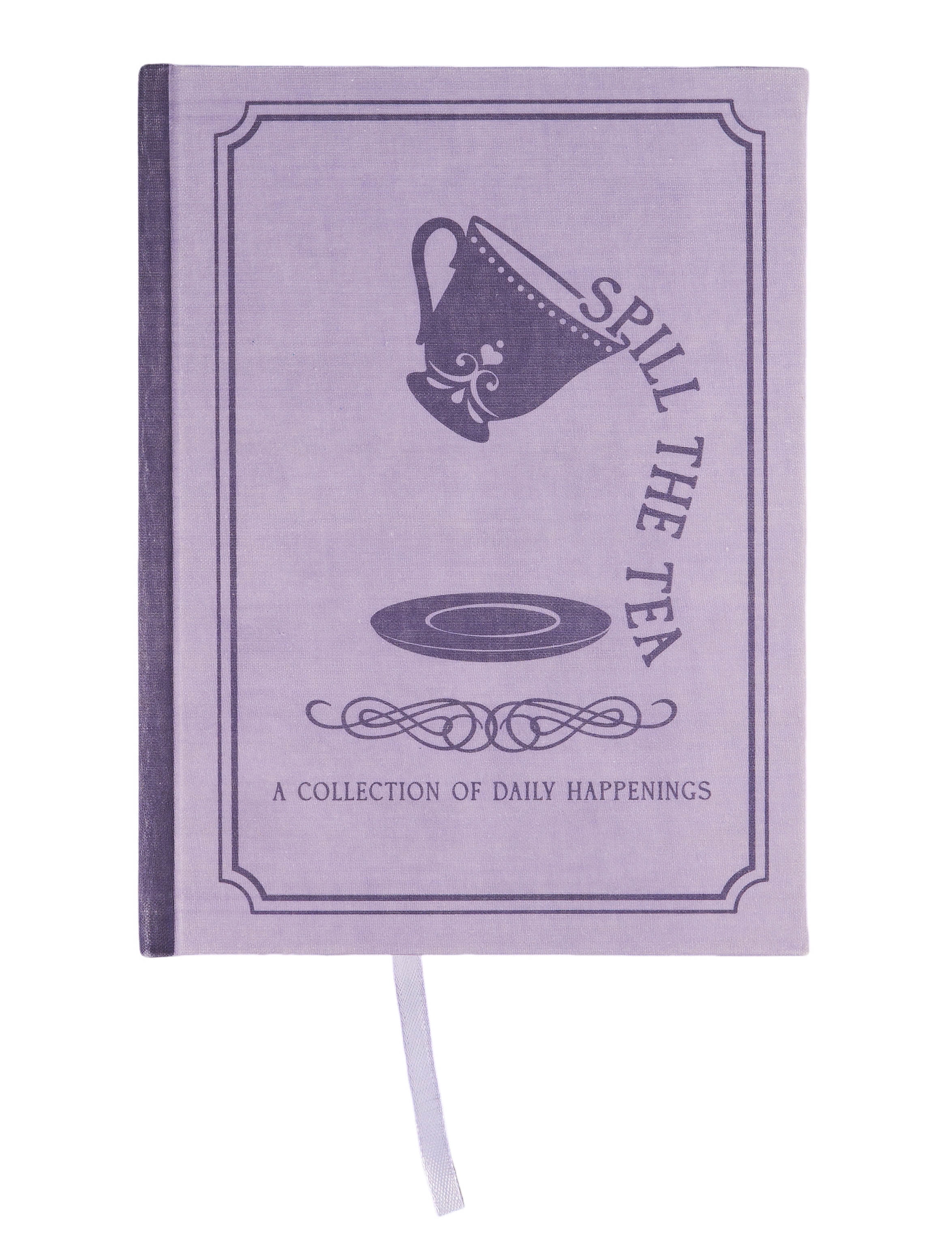 Ecokind by U Style Spill the Tea Book Cloth Journal, 200 Sheets/400 ...