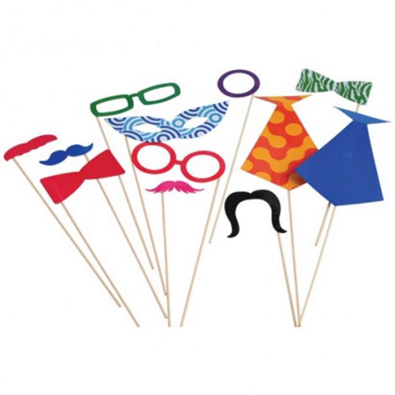 USToy 4411X14 Photo Booth Prop Assortment - Set of 14 - Walmart.com