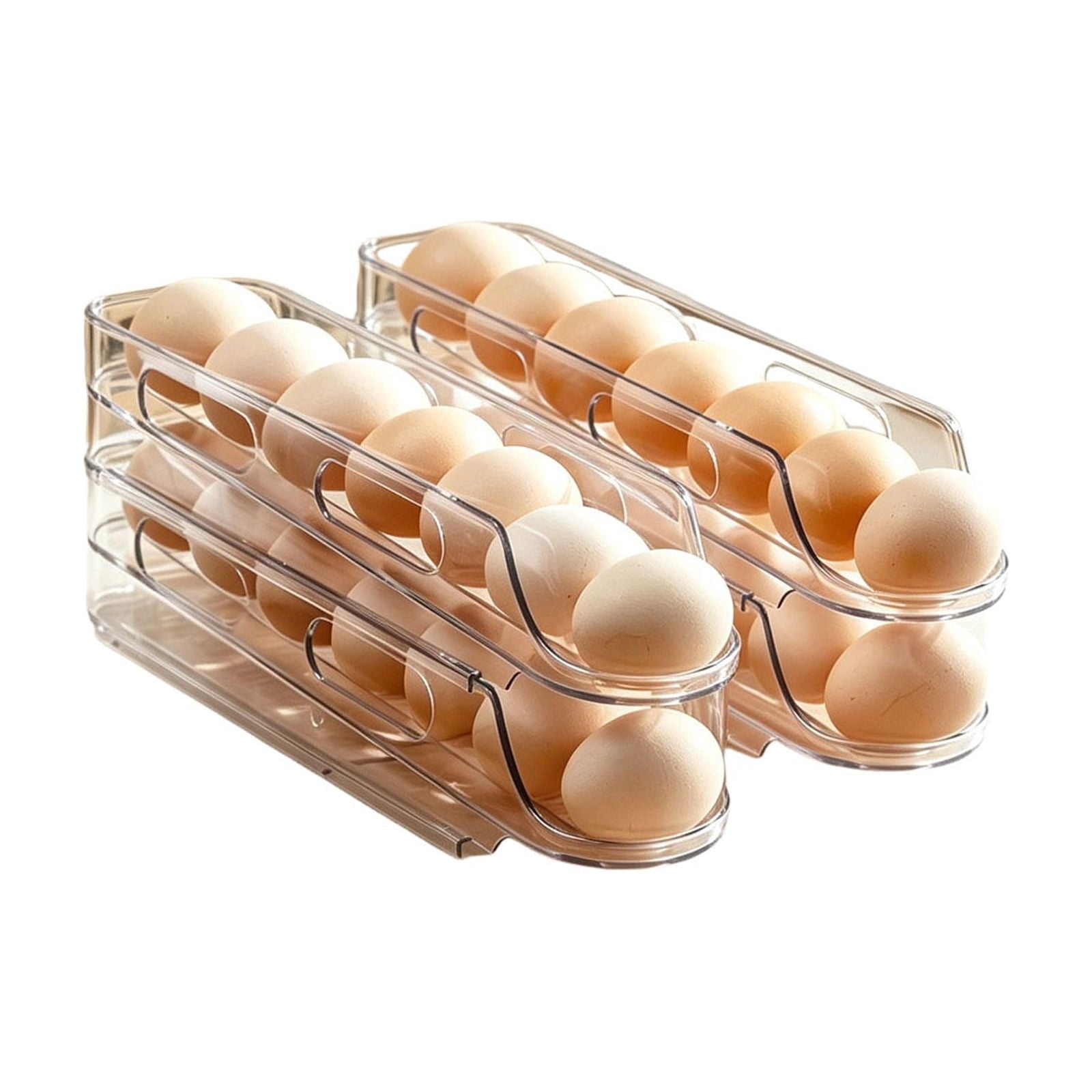 USUERY Automatic Replenishment Egg Storage Container For Refrigerator ...