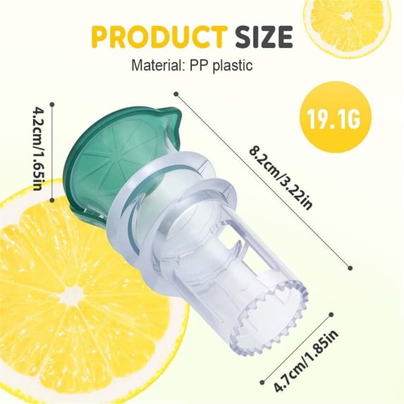 USUERY Handheld Manual Orange Juicer Squeezer Portable Pulp Free ...