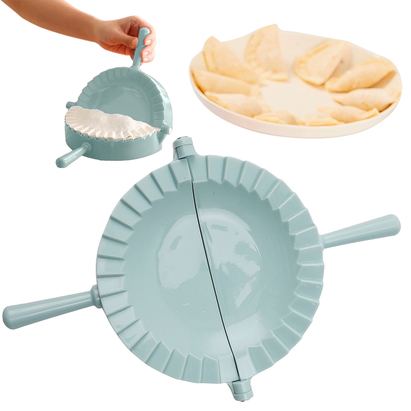 USUERY Pie Dough Press 2 in 1 Cutting Sealer for Pierogi Calzone ...
