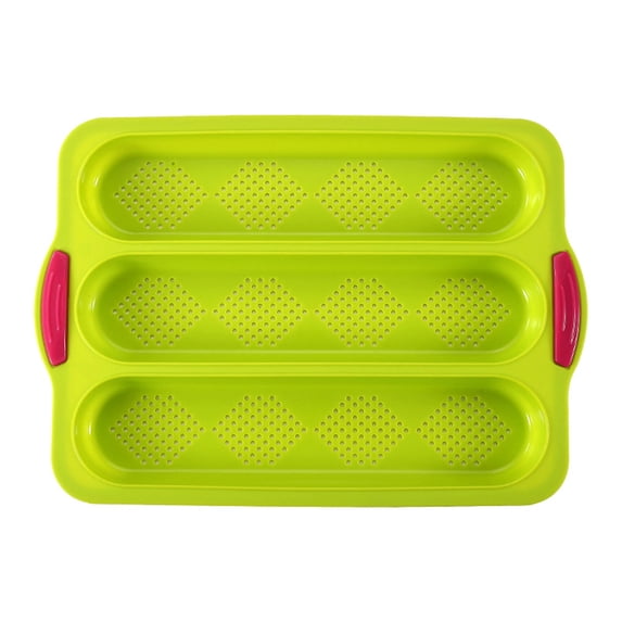 USUERY Silicone Non Stick French Bread Mold Loaf Pan For Baking Oven ...