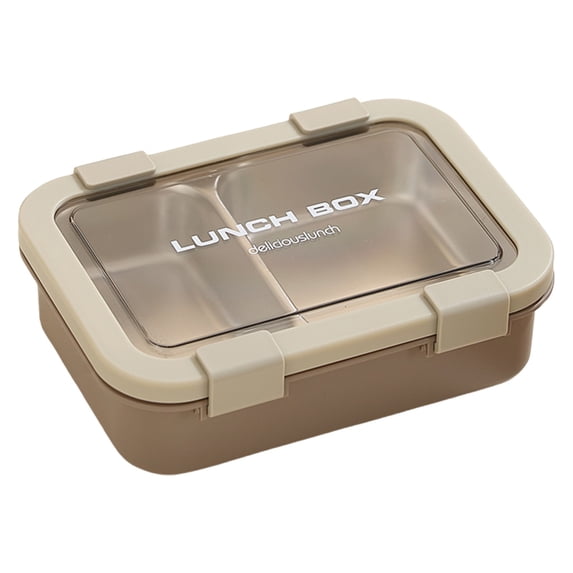 USUERY Stainless Steel Lunch Box With Divided Sections Leakproof Lid ...