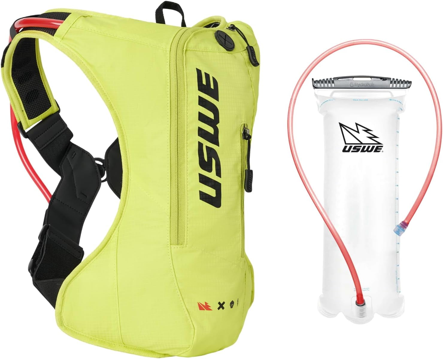 USWE Outlander Moto Hydration Pack, Running, Hiking Hydration Backpack ...