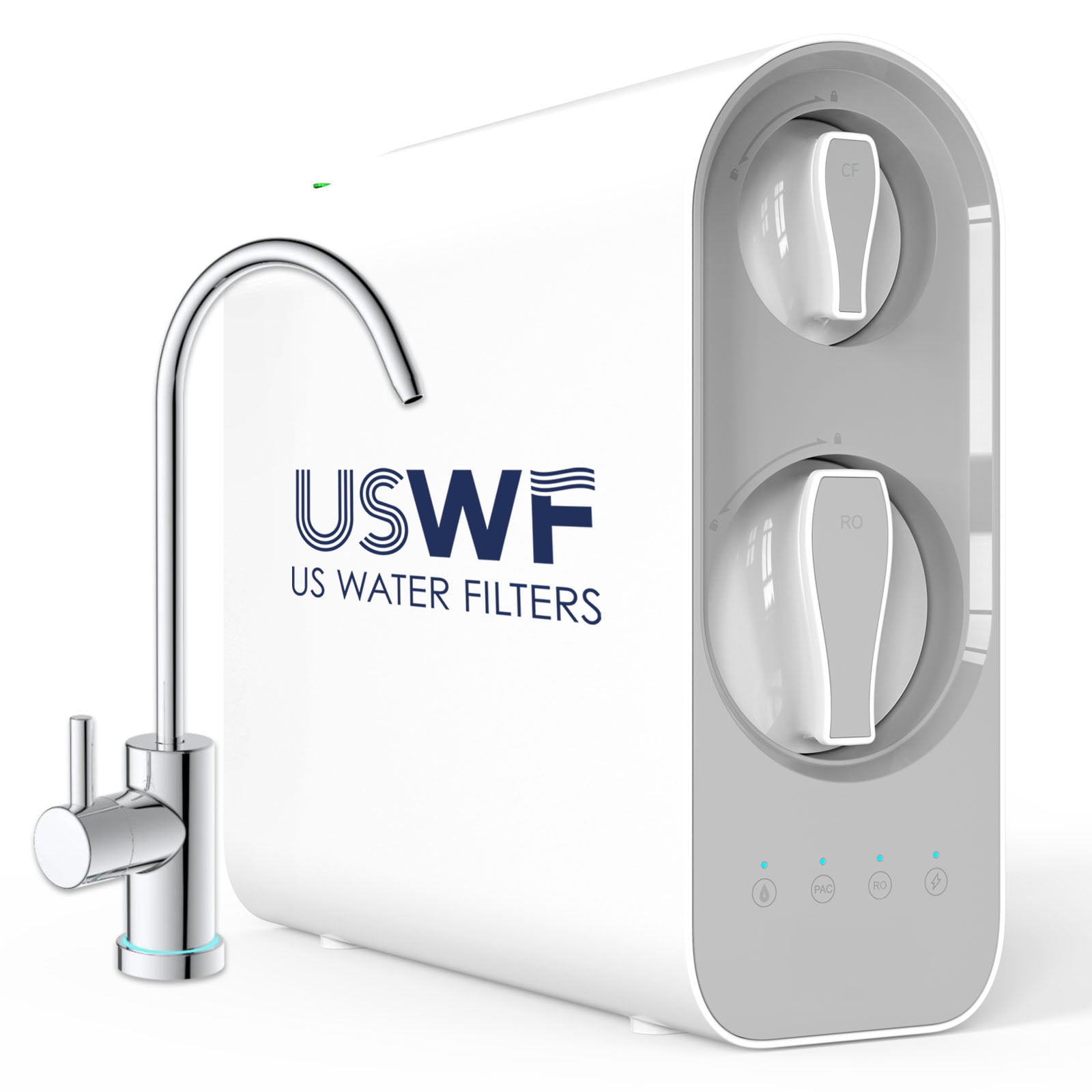 USWF Tankless RO System, 600 GPD, 2:1 Pure to Drain, Automatic Flushing ...