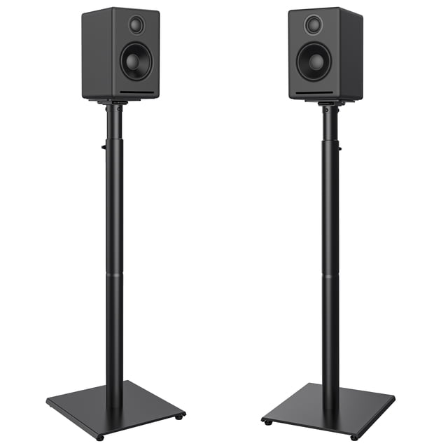 USX MOUNT Adjustable Height Speaker Stand for Satellite & Bookshelf ...