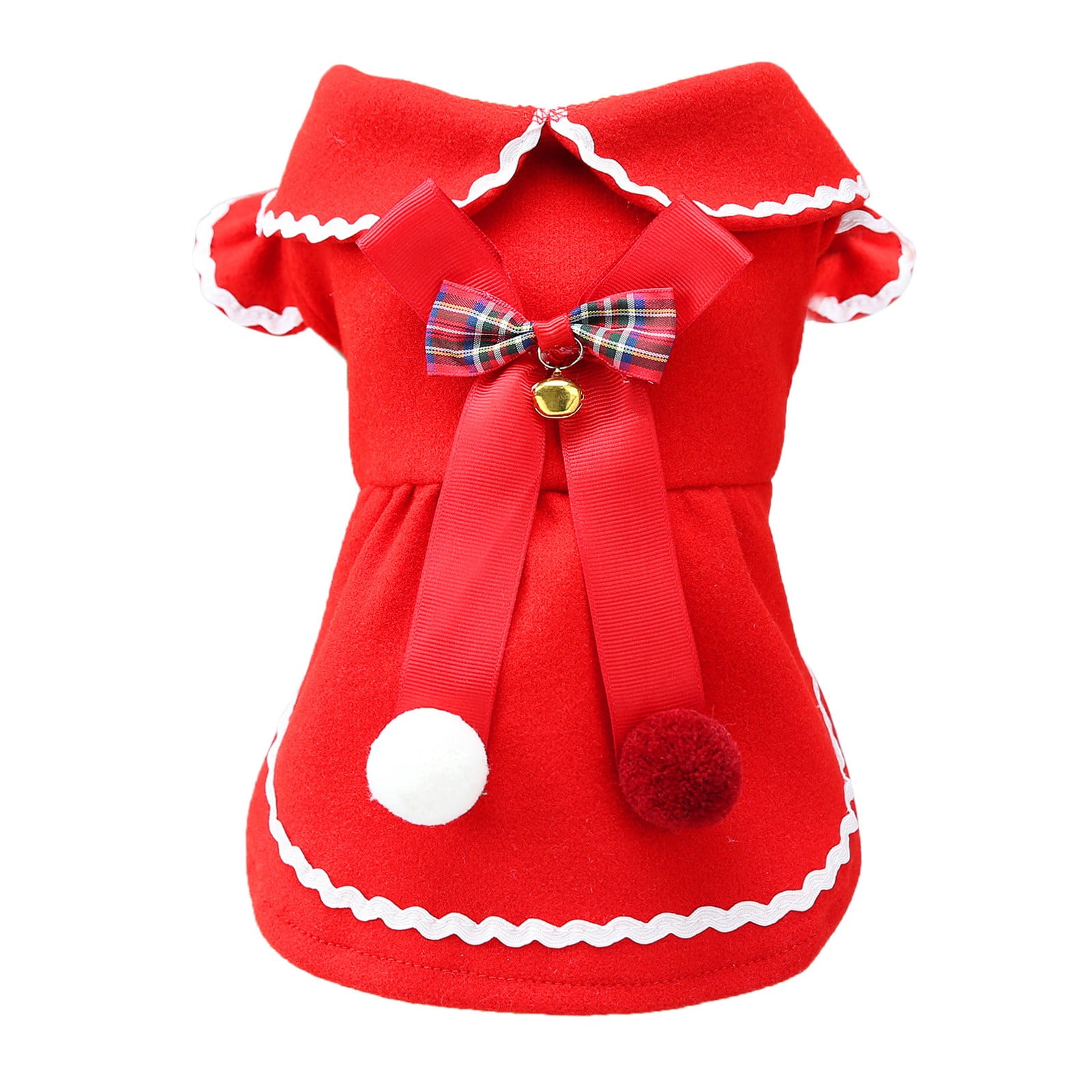 USYFAKGH Dog Clothes Set Dog Cat Warm Christmas Pet Clothes Celebrate ...