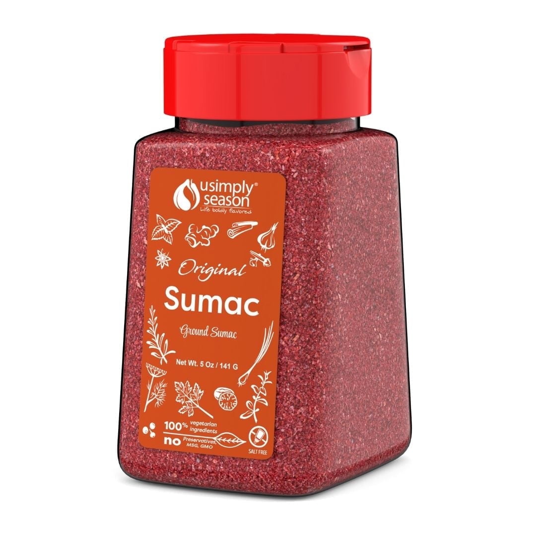 USimplySeason Organic Sumac Spice - Lemony Tart Berry Powder, Middle ...