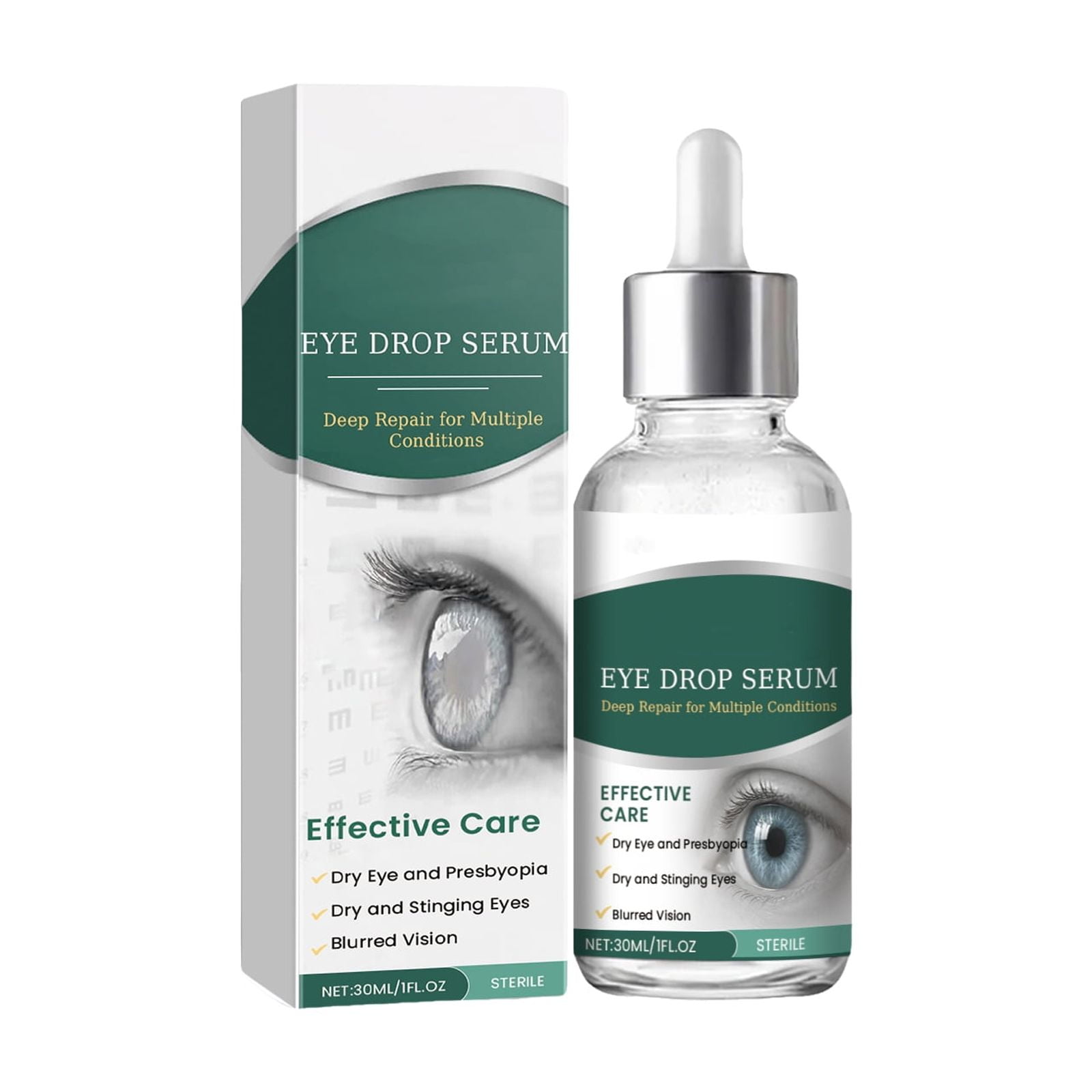 USky Nano Eye Drops - Eye Allergy Relief with Antihistamine, Natural ...