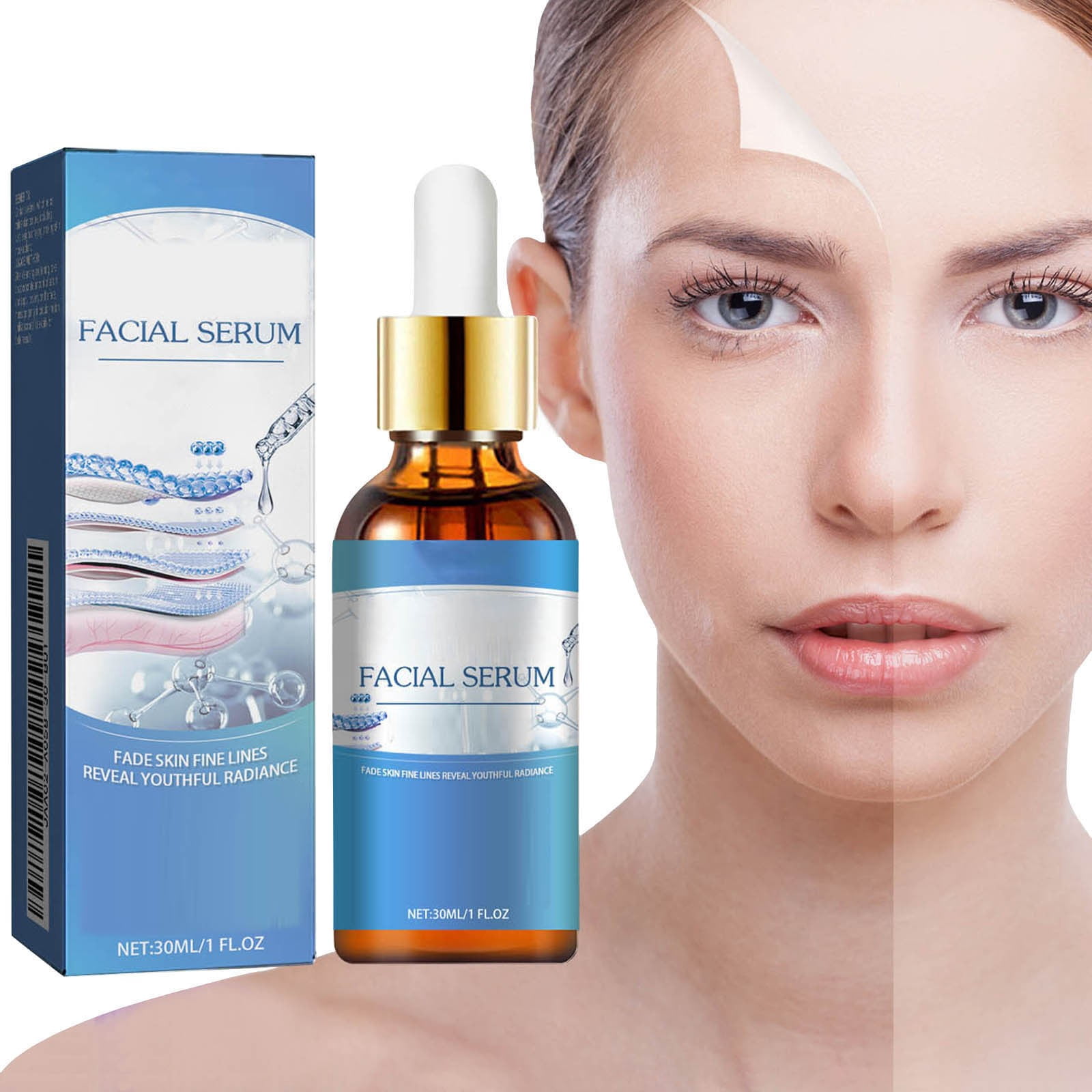 USky Women's Face Volumizing Skin Aging Solution Reduce Fine Lines ...