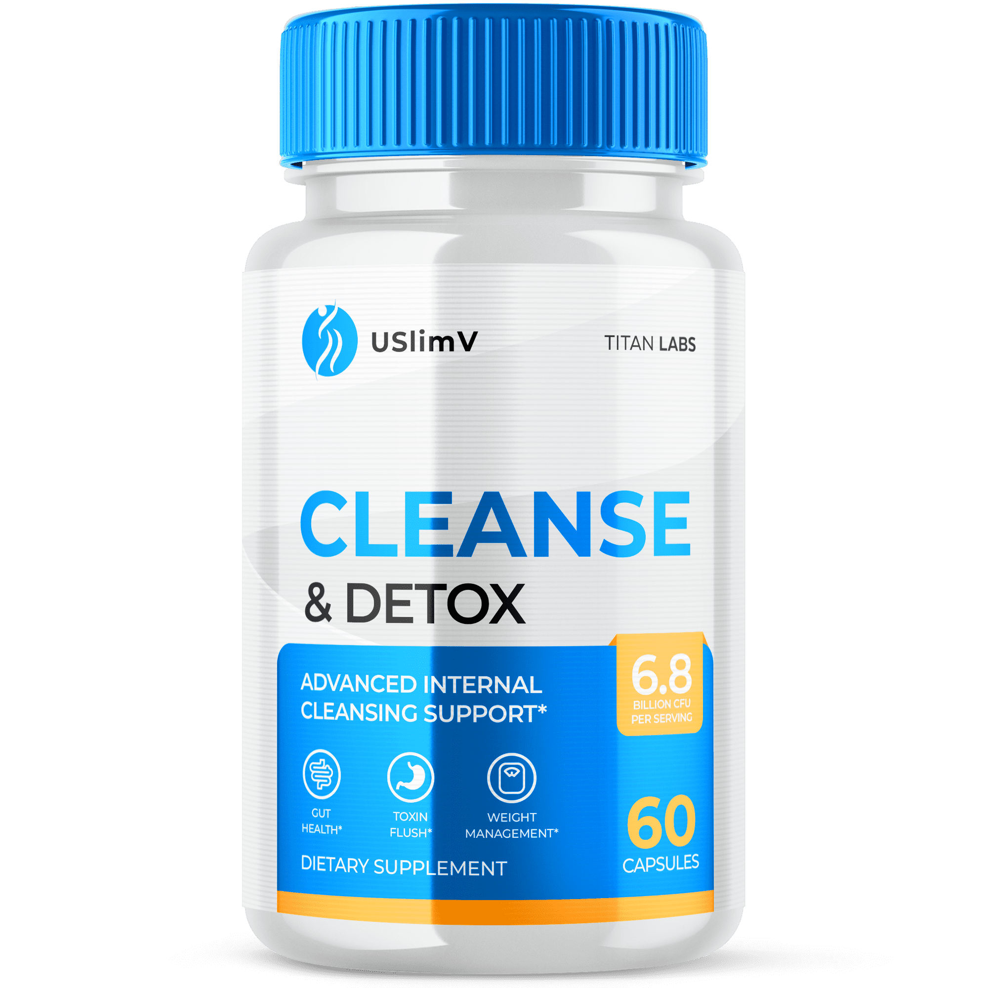 USlimV Keto Cleanse Advanced Support Dietary Supplement 60 Capsules ...