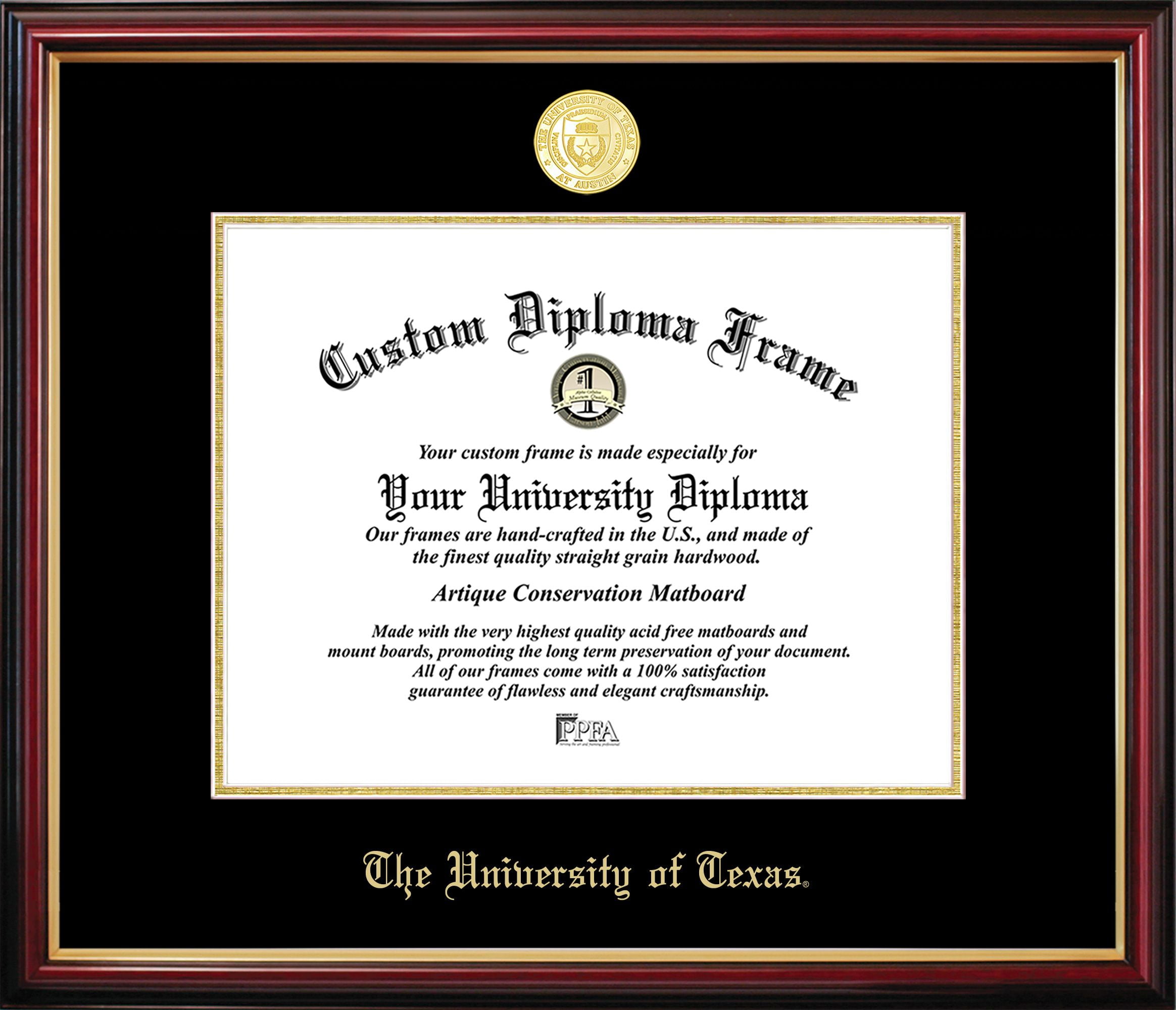 UT, Austin Petite Diploma Frame - Walmart.com