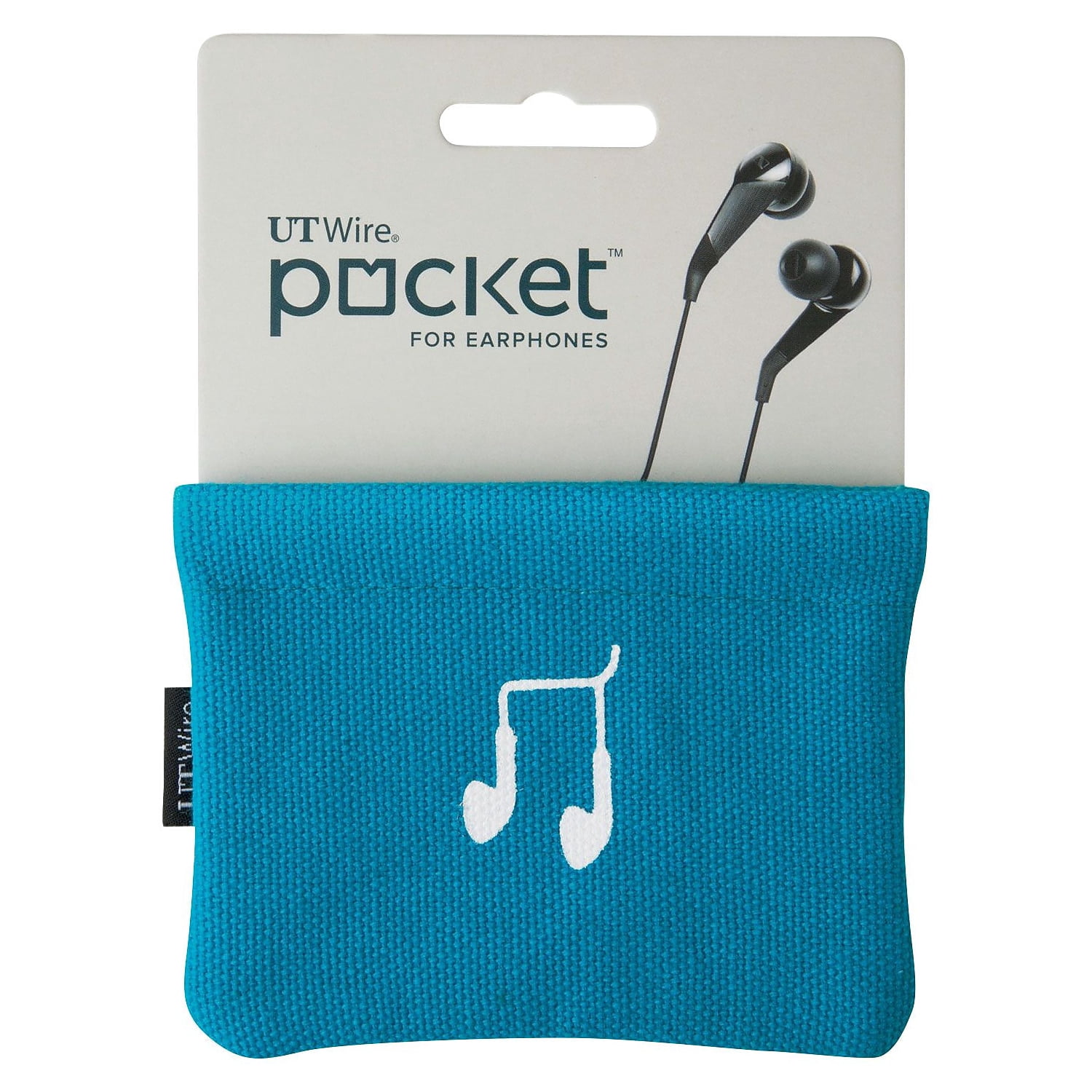 UT Wire Pocket for Earphone, Blue - Walmart.com