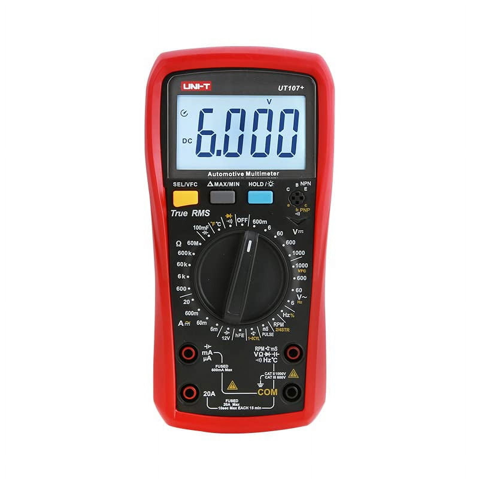 UT107 ACDC Automotive Multimeter 4 Digit - Walmart.com
