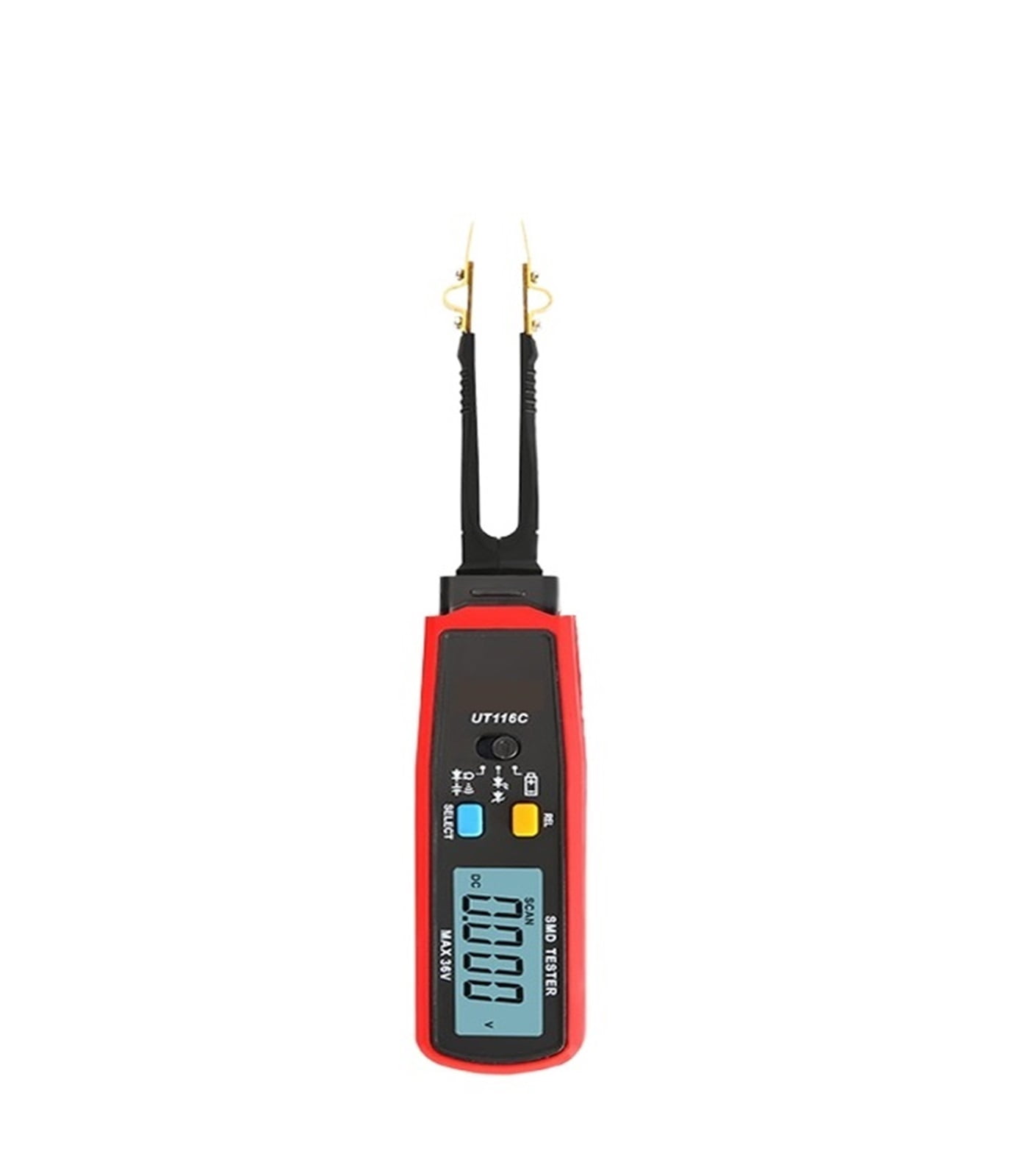 UT116C SMD Tester 36V Battery Measurement Rotable Tweezer LED Diode ...