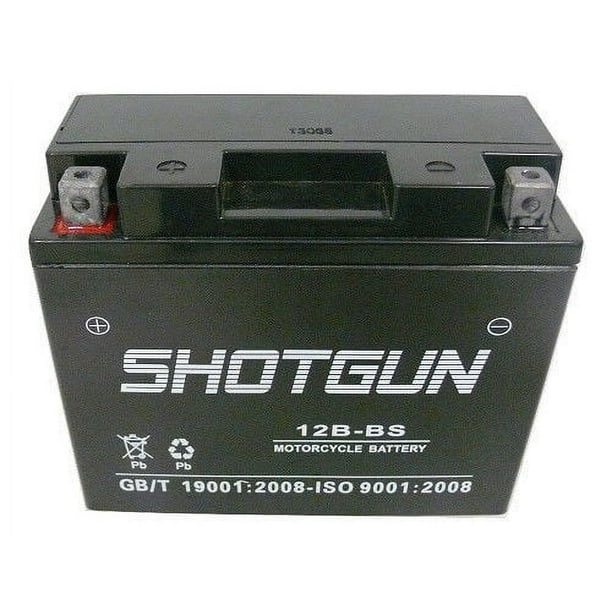 Shotgun PowerStar Lead Acid 12 Volt Automotive Battery, Group Size 12B ...