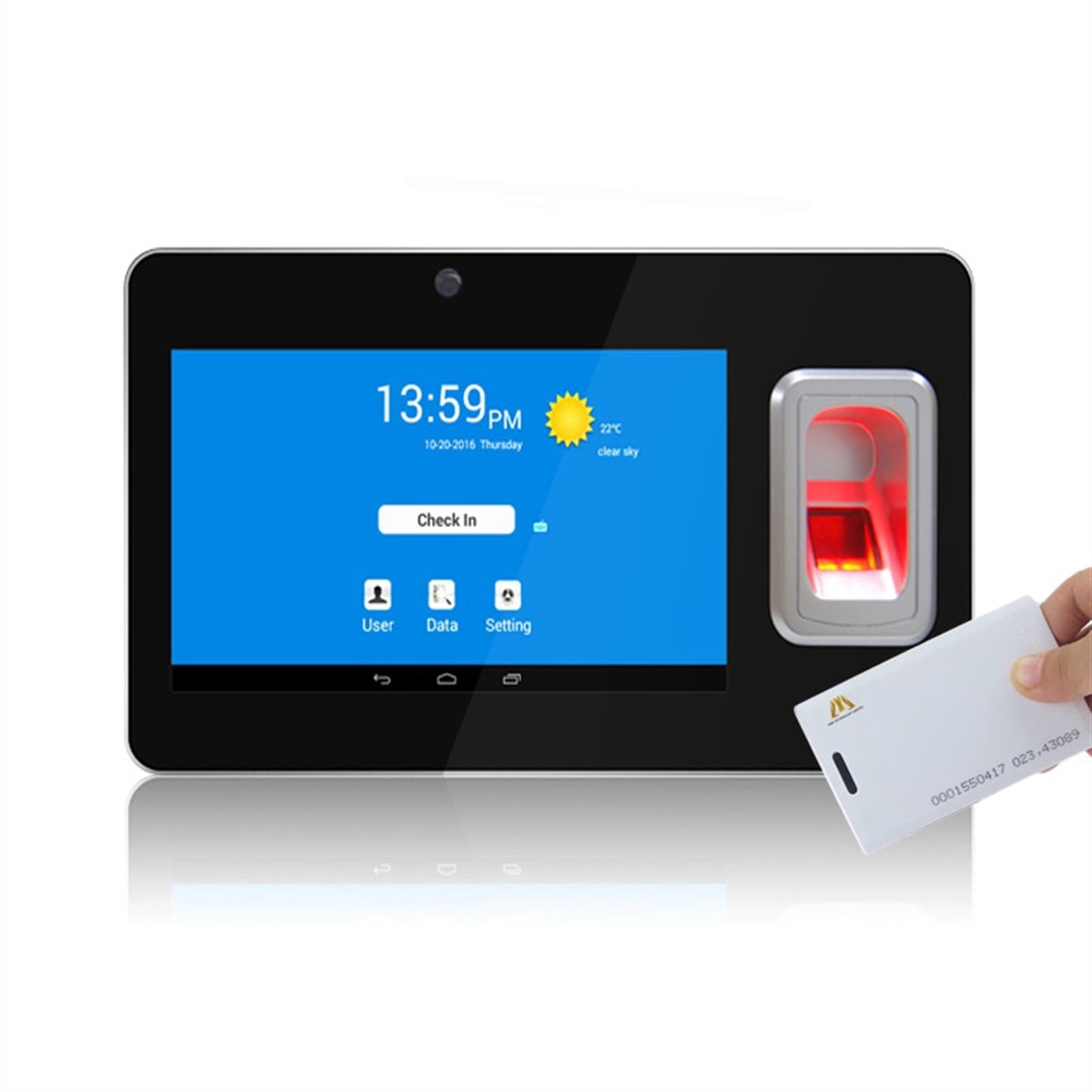 UT268 Fingerprint And 125KHZ RFID Card Time Attendance With GPS And SMS ...