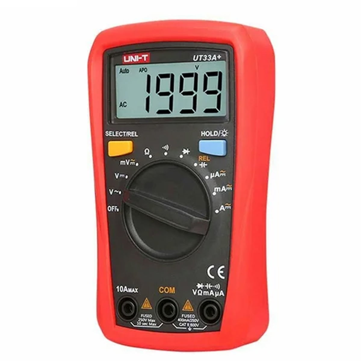 UT33A+ Digital Multimeter UNI-T 200mV~600V Digital Multimeter 10A AC DC ...