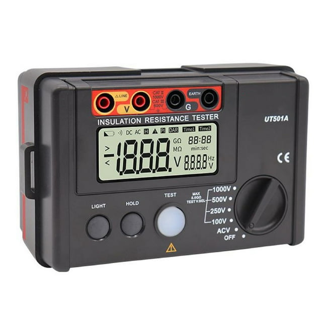 Ut501A Insulation Resistance Tester 100V/250V/500V/1000V Ohm Meter ...