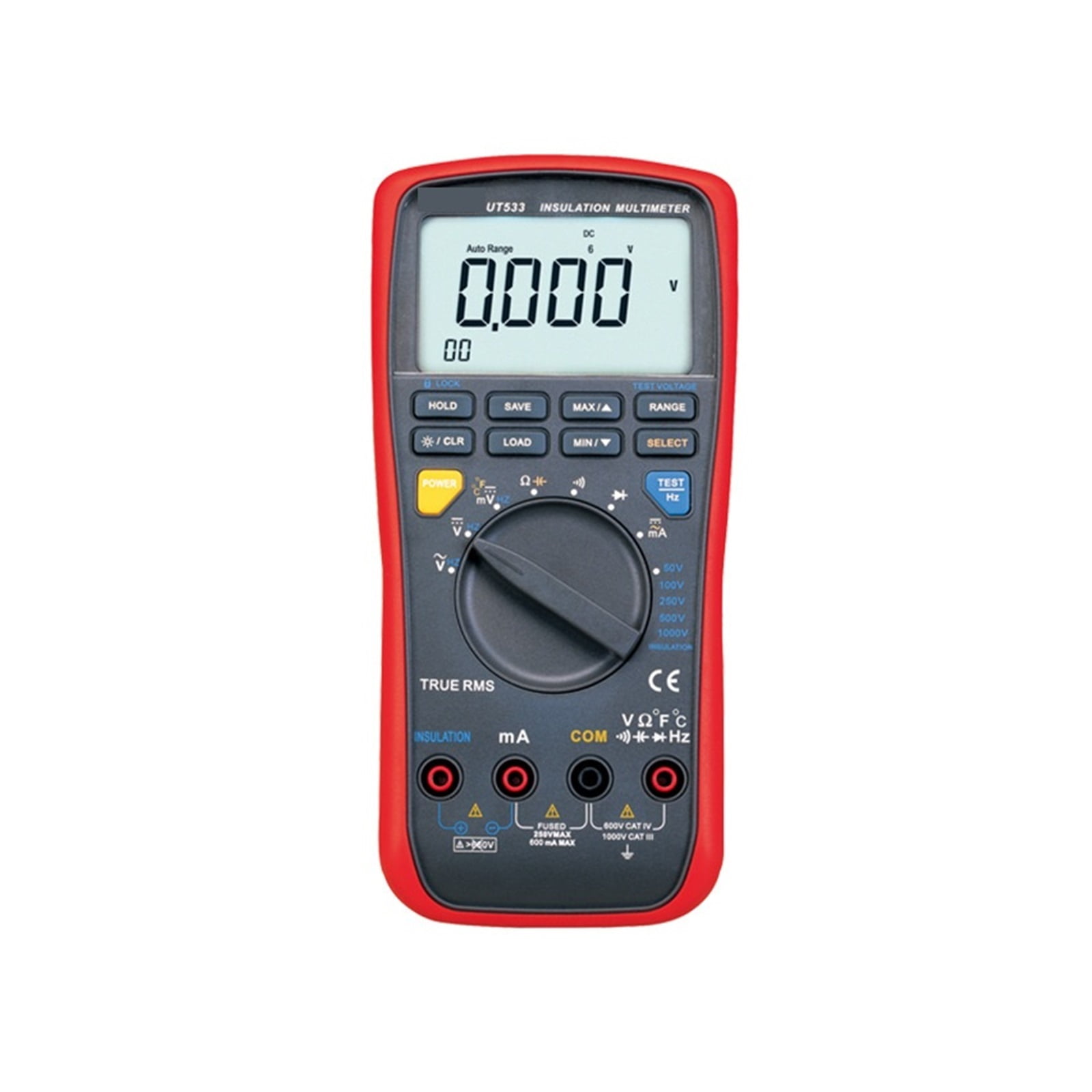 UT533 True RMS Insulation Resistance Tester Digital Multimeter Auto ...