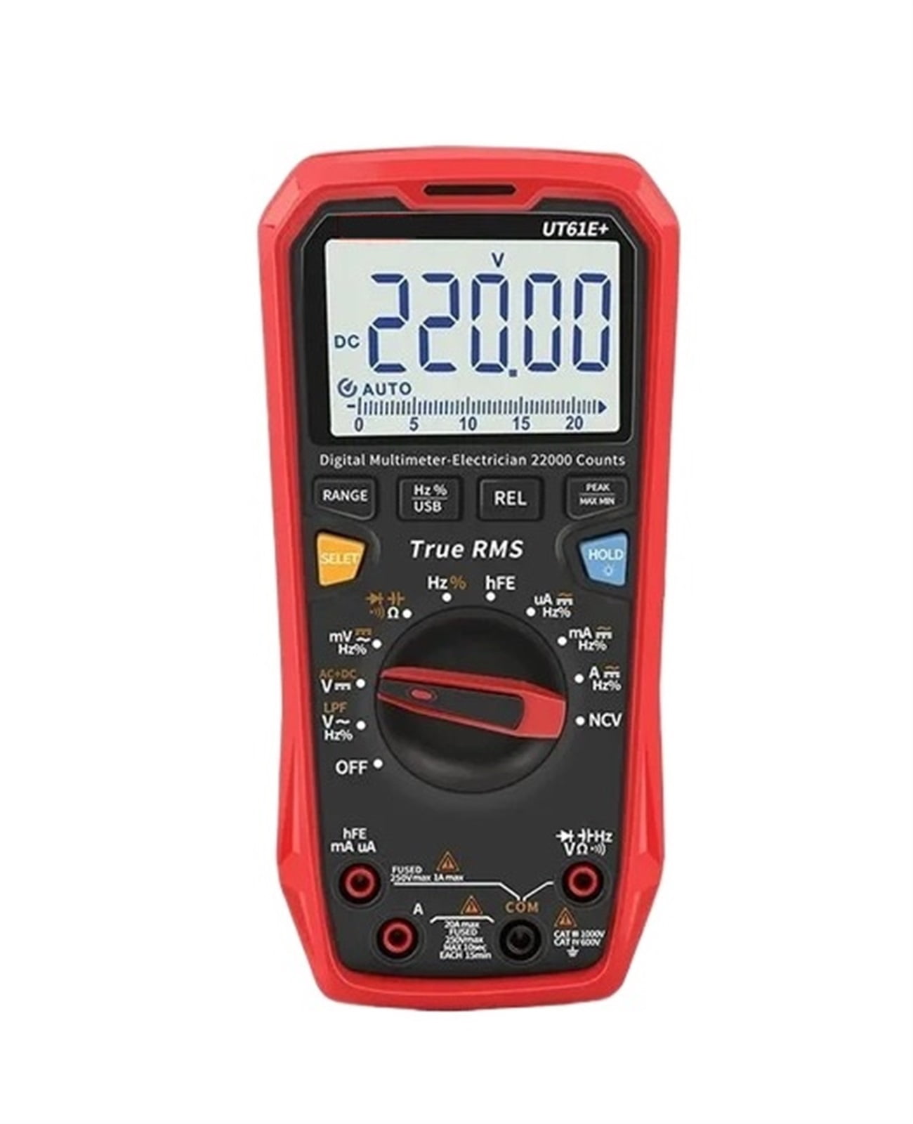 UT61E+ Digital Display Smart Multimeter True RMS High Precision 1000V ...