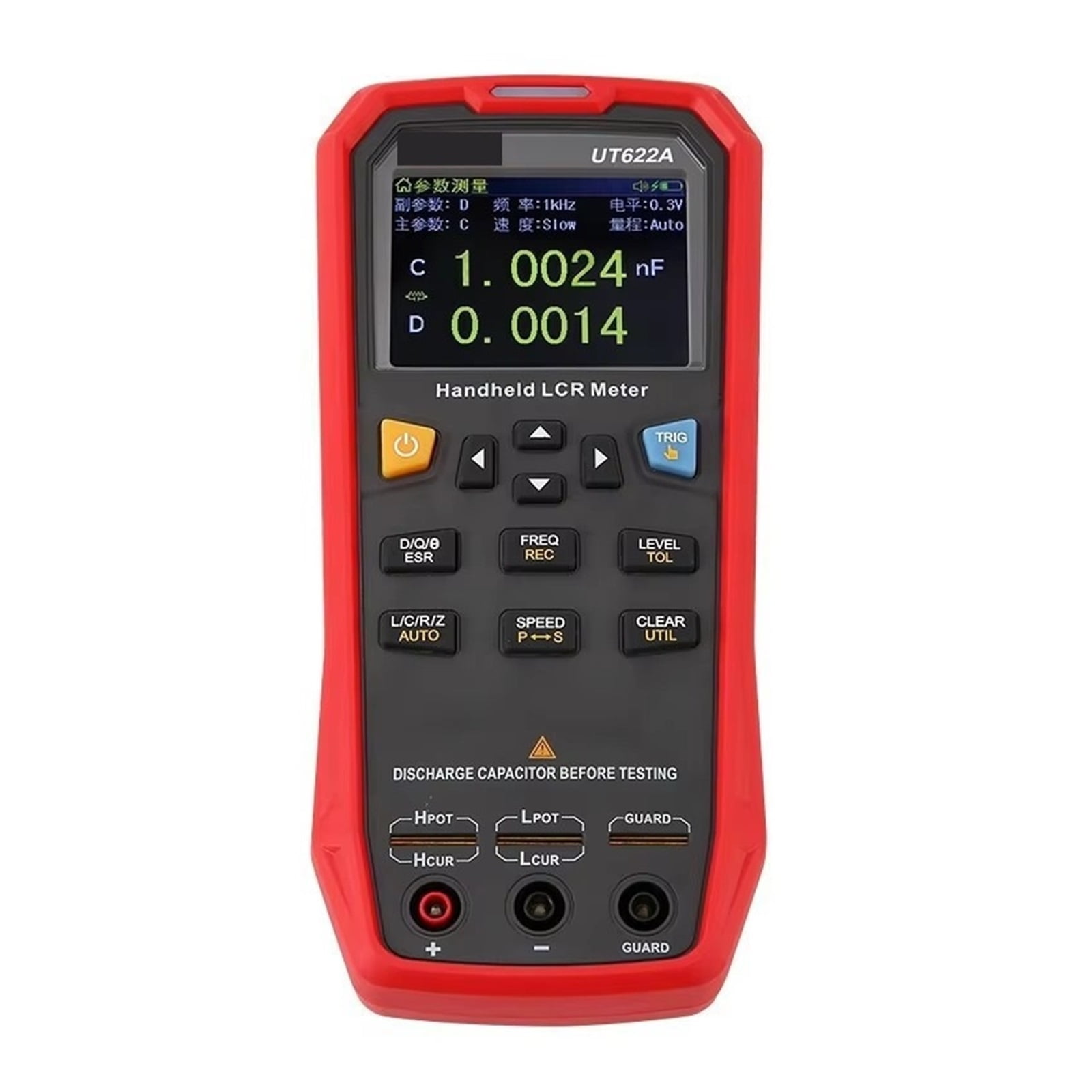 UT622A Digital Smart Hand Held Bridge LCR Meter Electrical MultiMeter ...