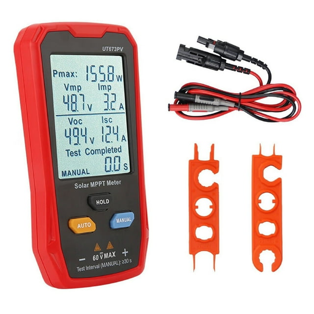 Ut673Pv Solar Panel Tester Meter Smart Pv Multimeter 800W for Solar ...