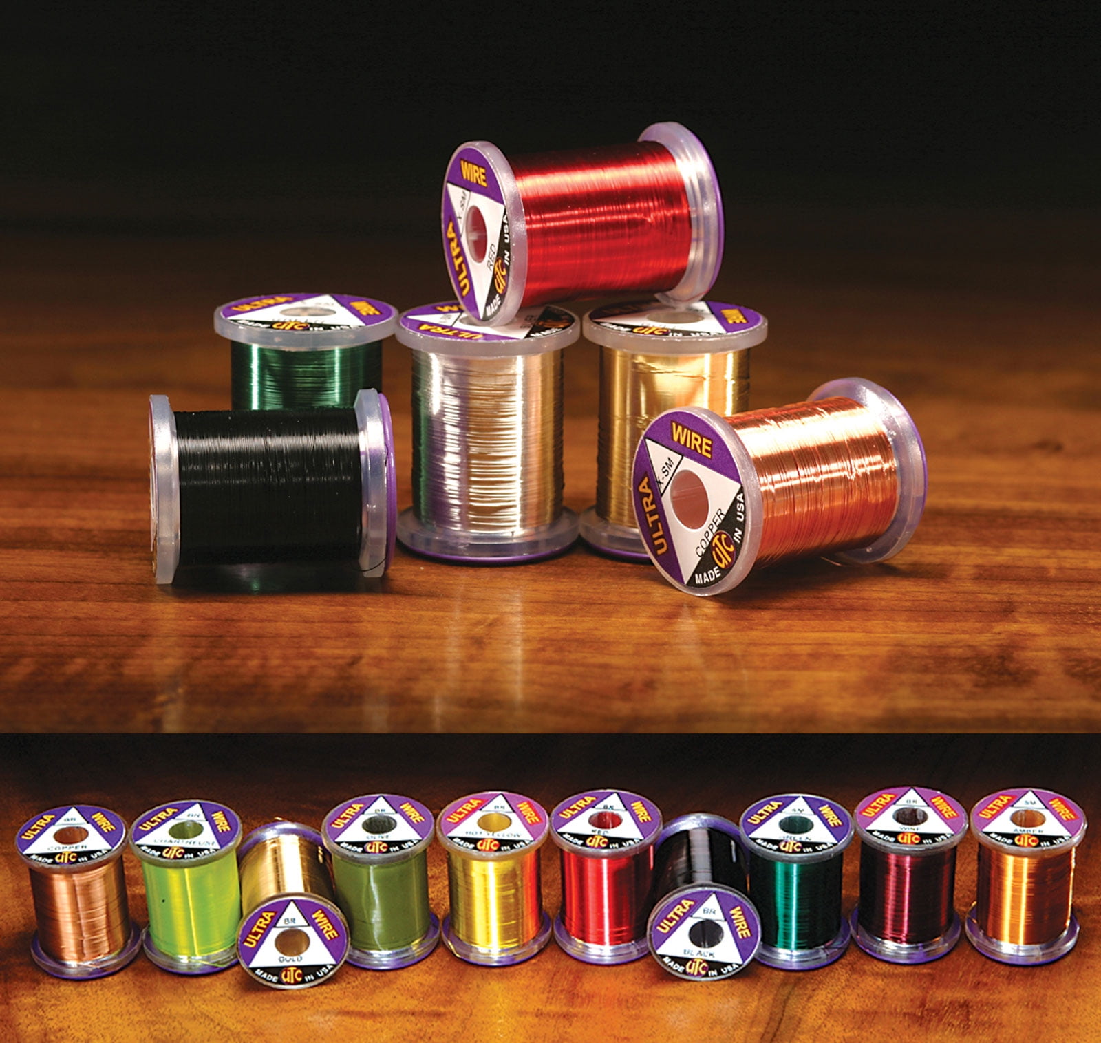 UTC Ultra Wire Fly Tying Materials Assorted Colors Various Sizes ...