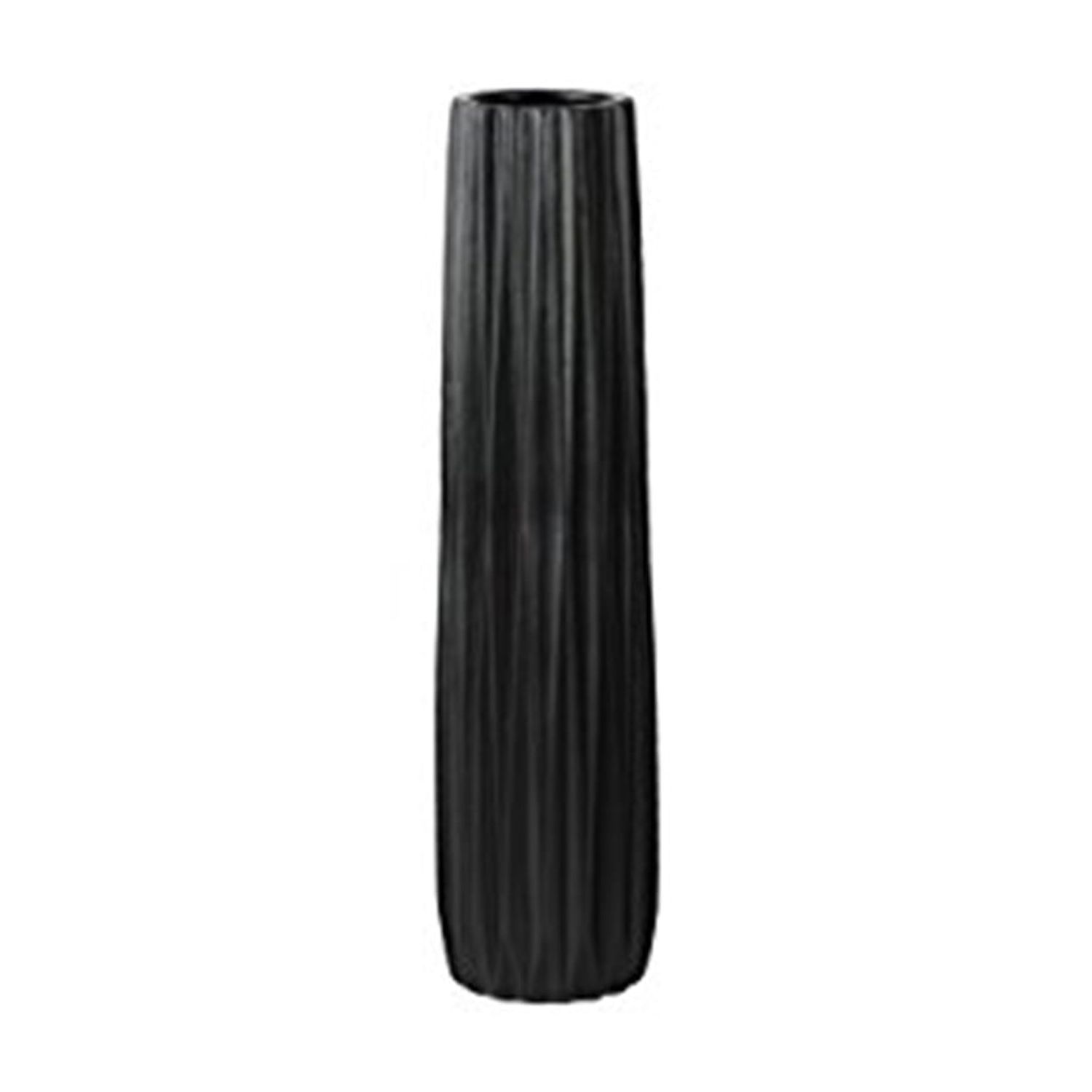 Ceramic Vase Matte Finish Black - Walmart.com