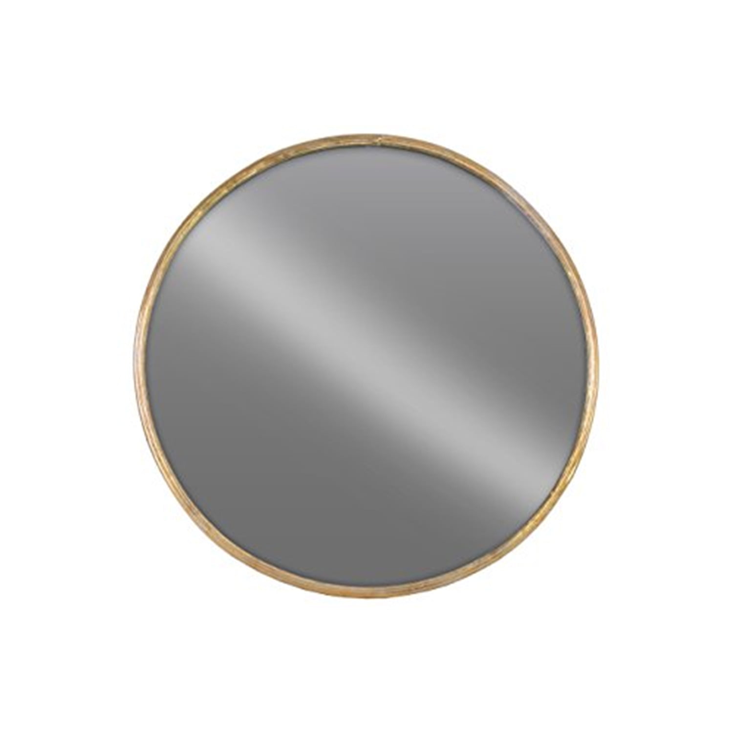 UTC67093 Metal Round Wall Mirror LG Tarnished Finish Gold - Walmart.com