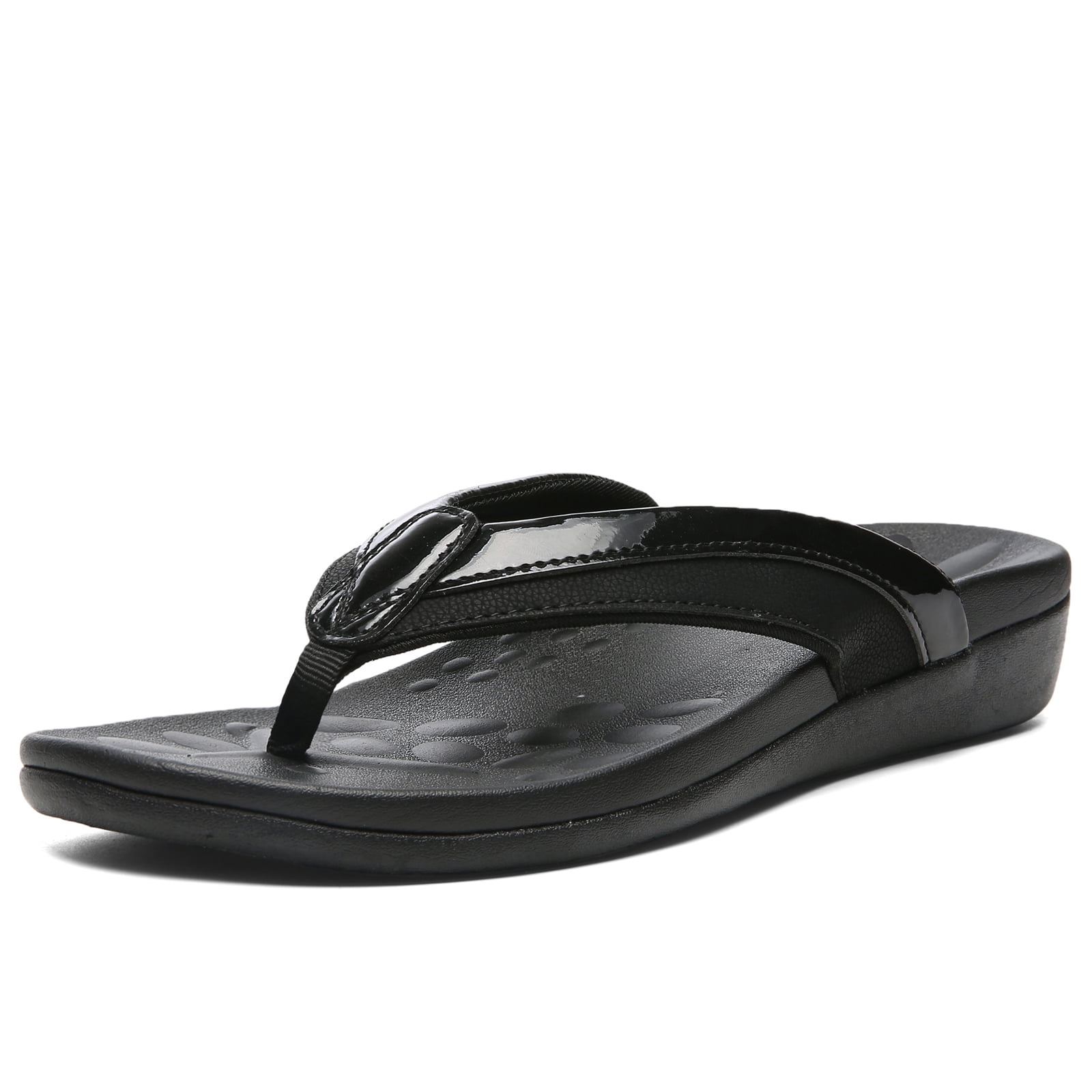 Womens Arch Support Flip Flops | Ladies Orthotic Thong Sandals +Comfort ...