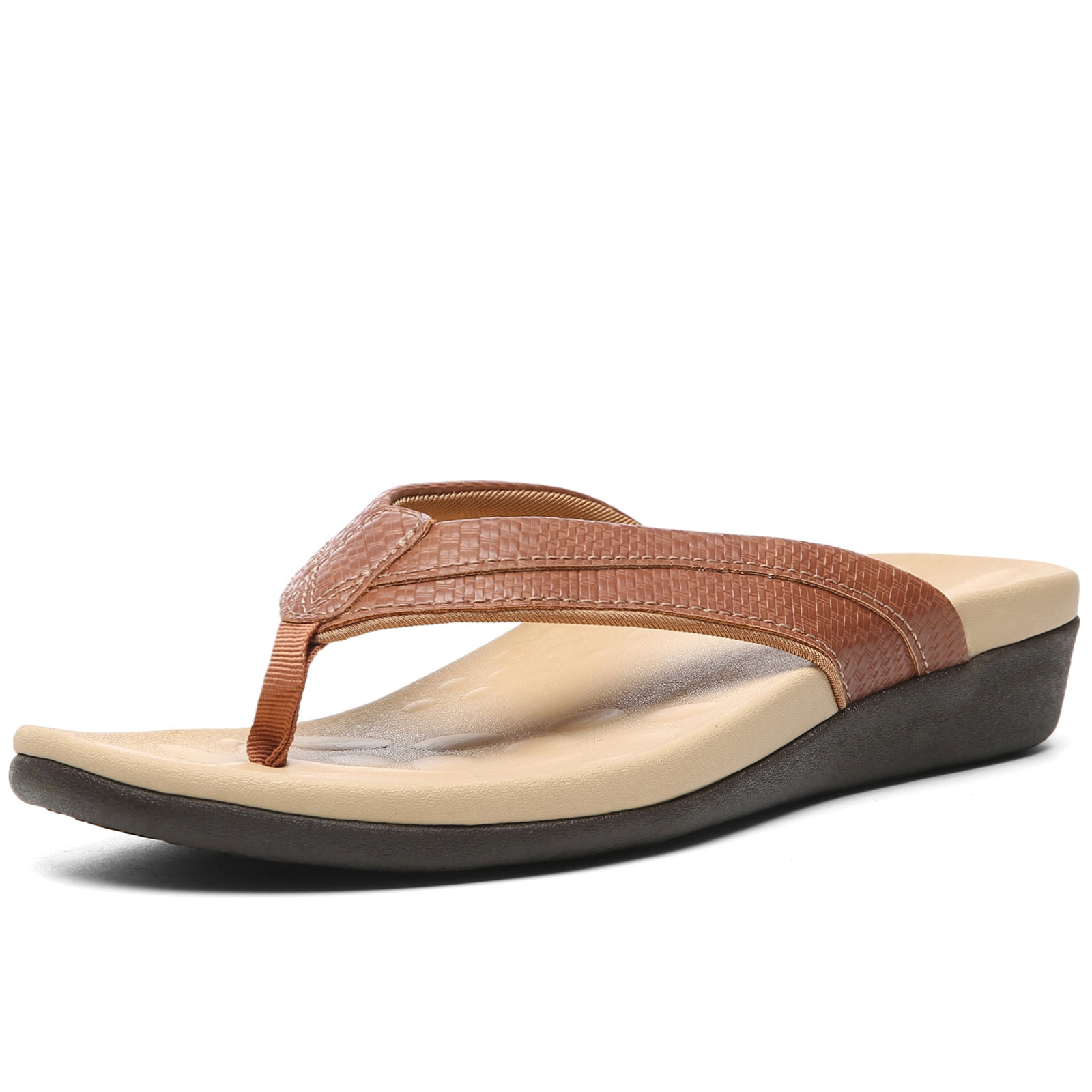 UTENAG Womens Arch Support Flip Flops | Ladies Orthotic Thong Sandals ...