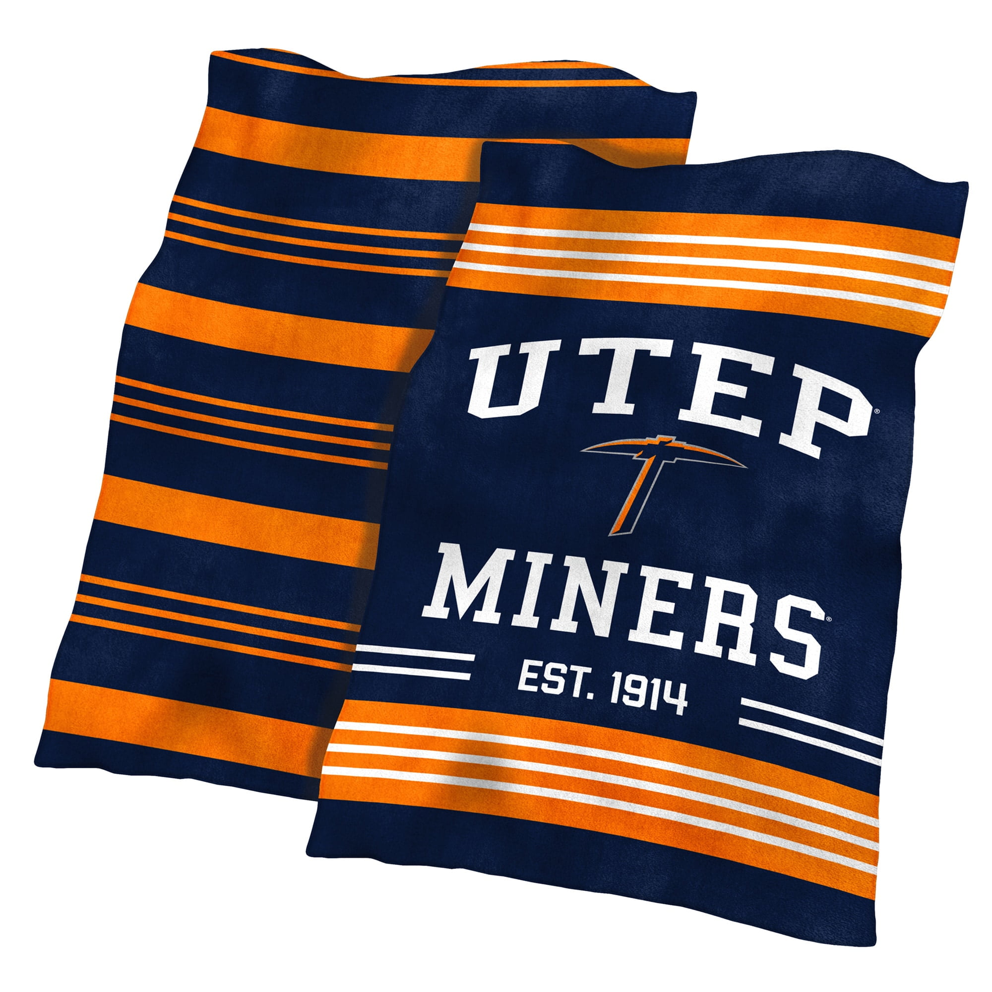 UTEP Miners 60'' x 70'' Plush Colorblock Blanket - Walmart.com