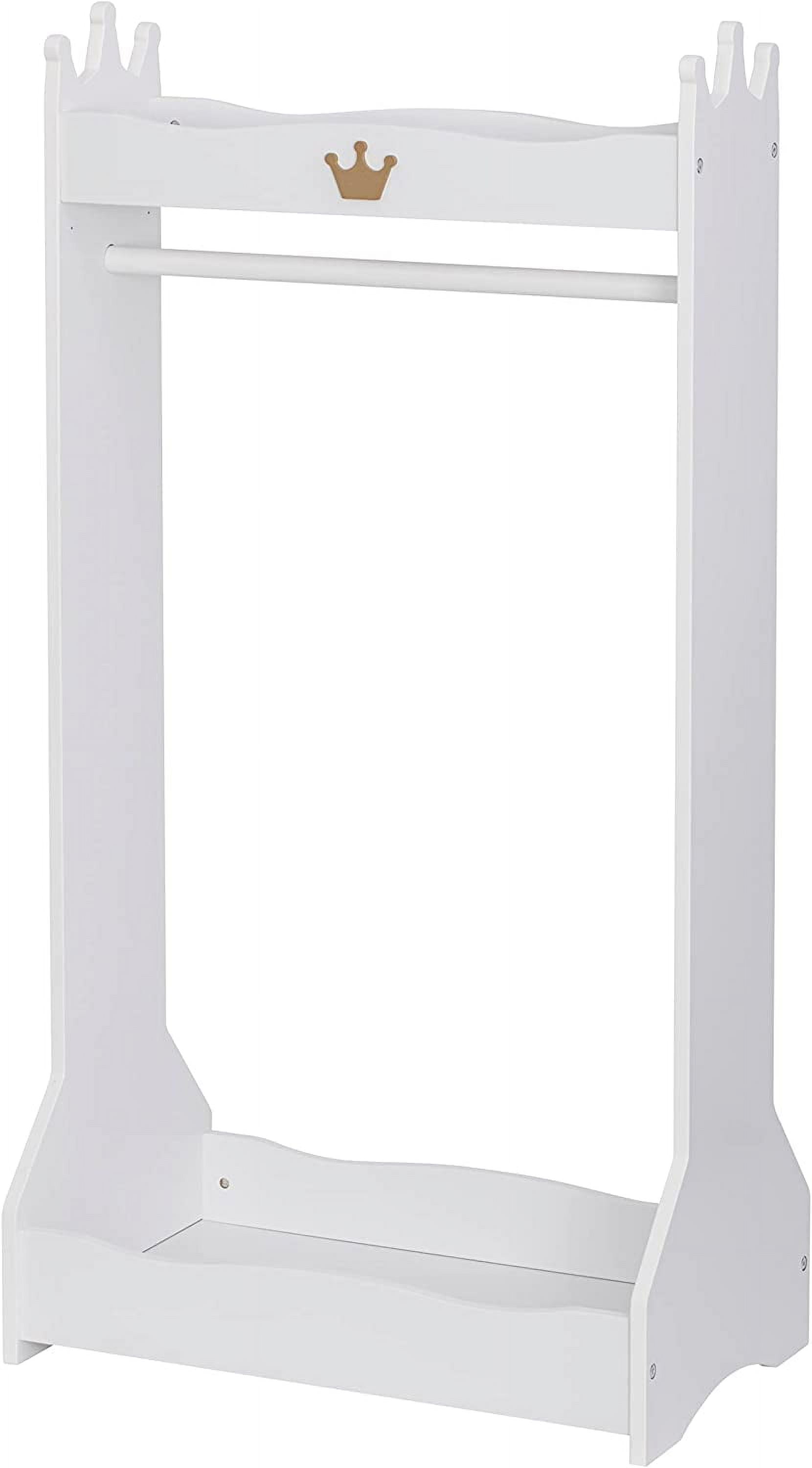 UTEX Kids' Dress Up Storage, Costume Organizer, Armoire with Rack, Age ...